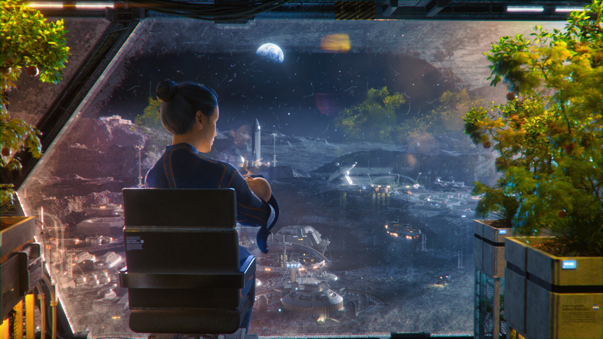 ArtStation - Life on Moon