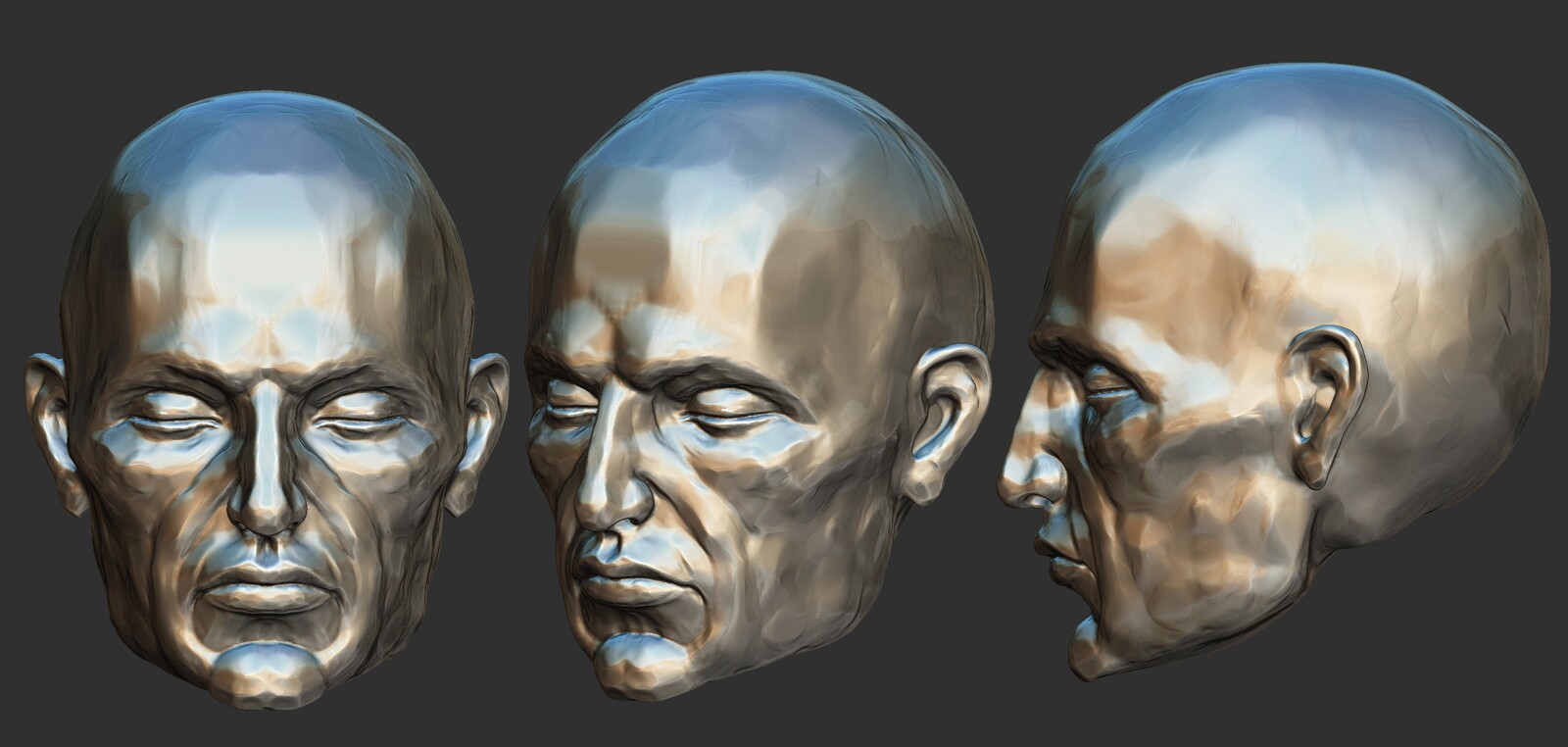 heat death - Male head