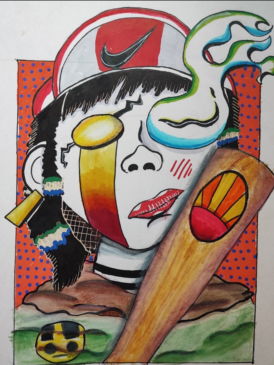 ArtStation - baseball bat gal