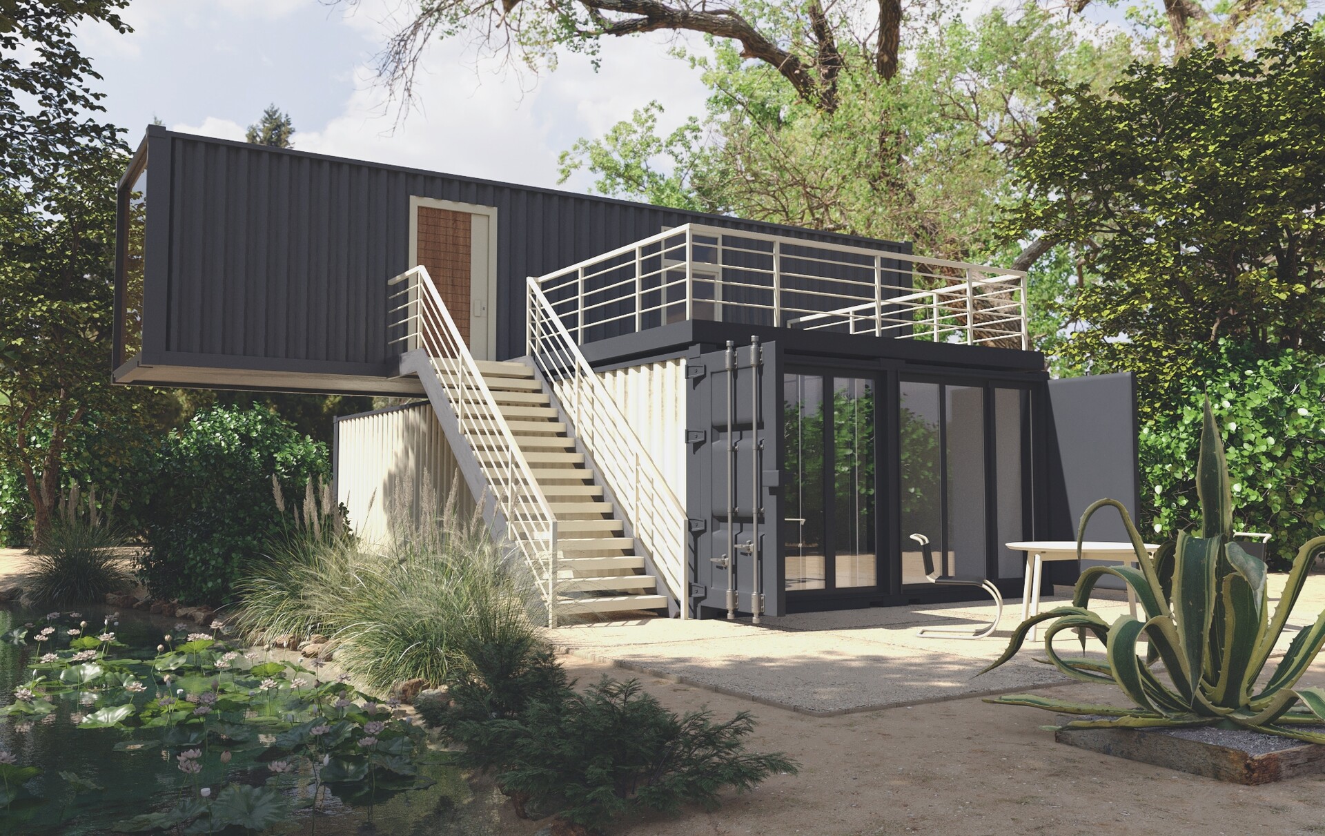 ArtStation - Container house 3