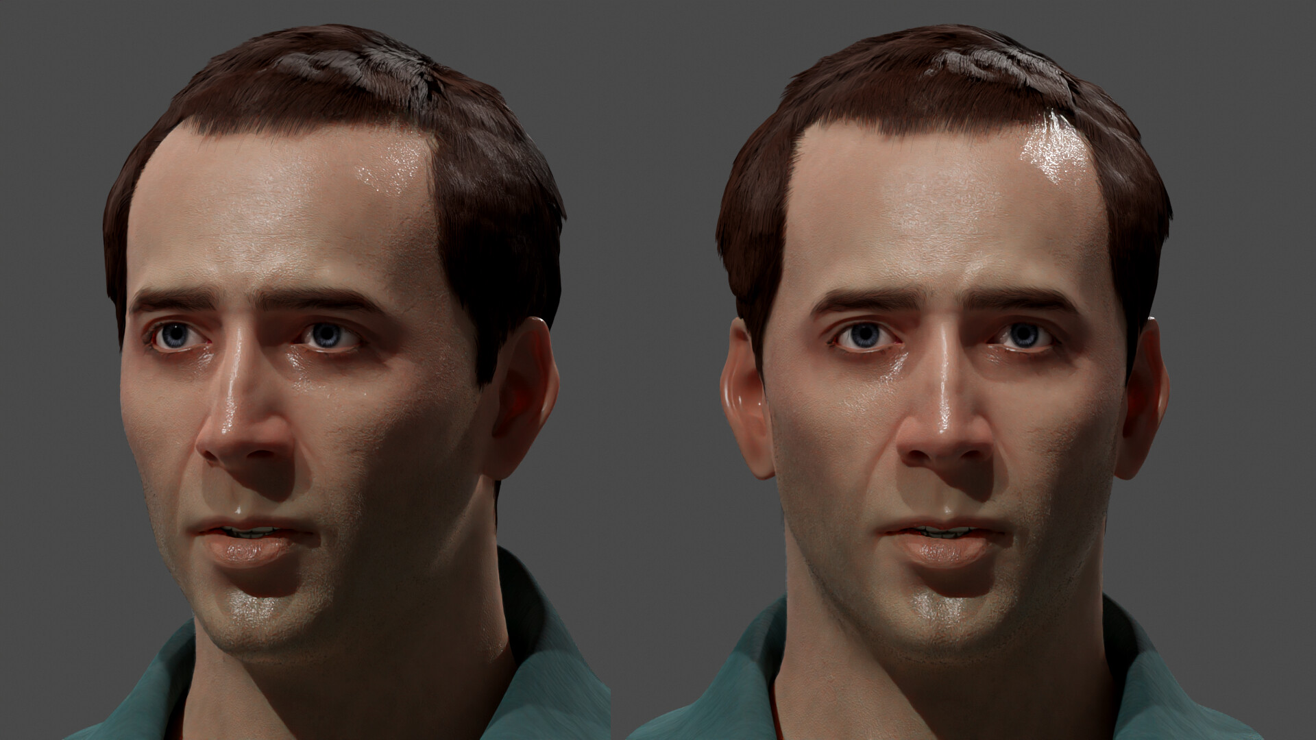 ArtStation - Nicholas cage, Caster troy