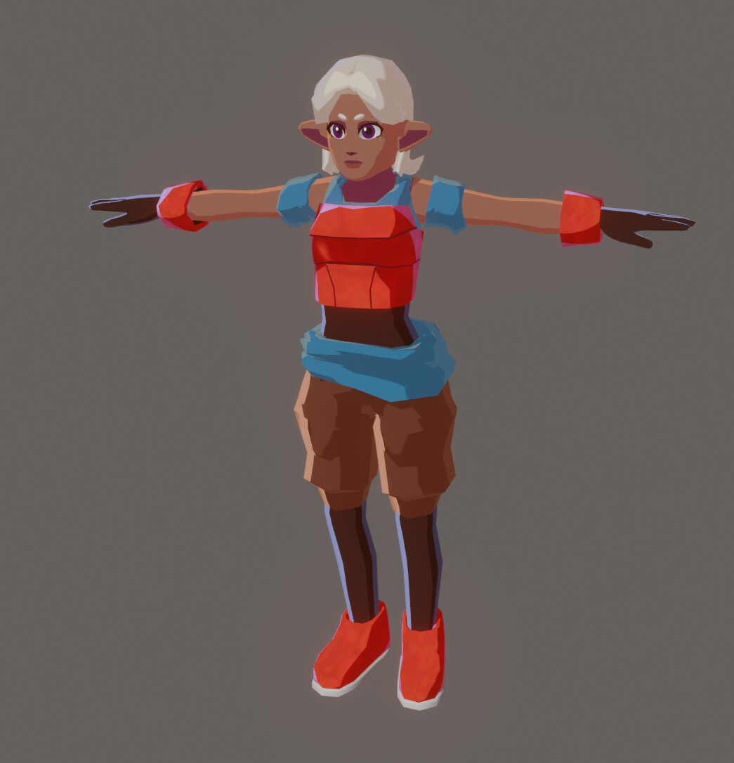 ArtStation - Low Poly Char