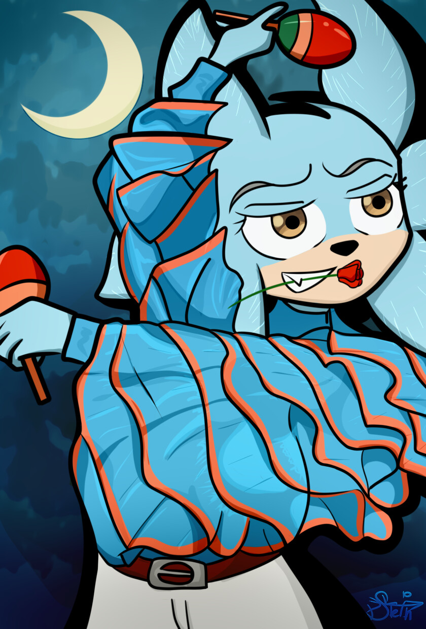 ArtStation - Sonic style OC