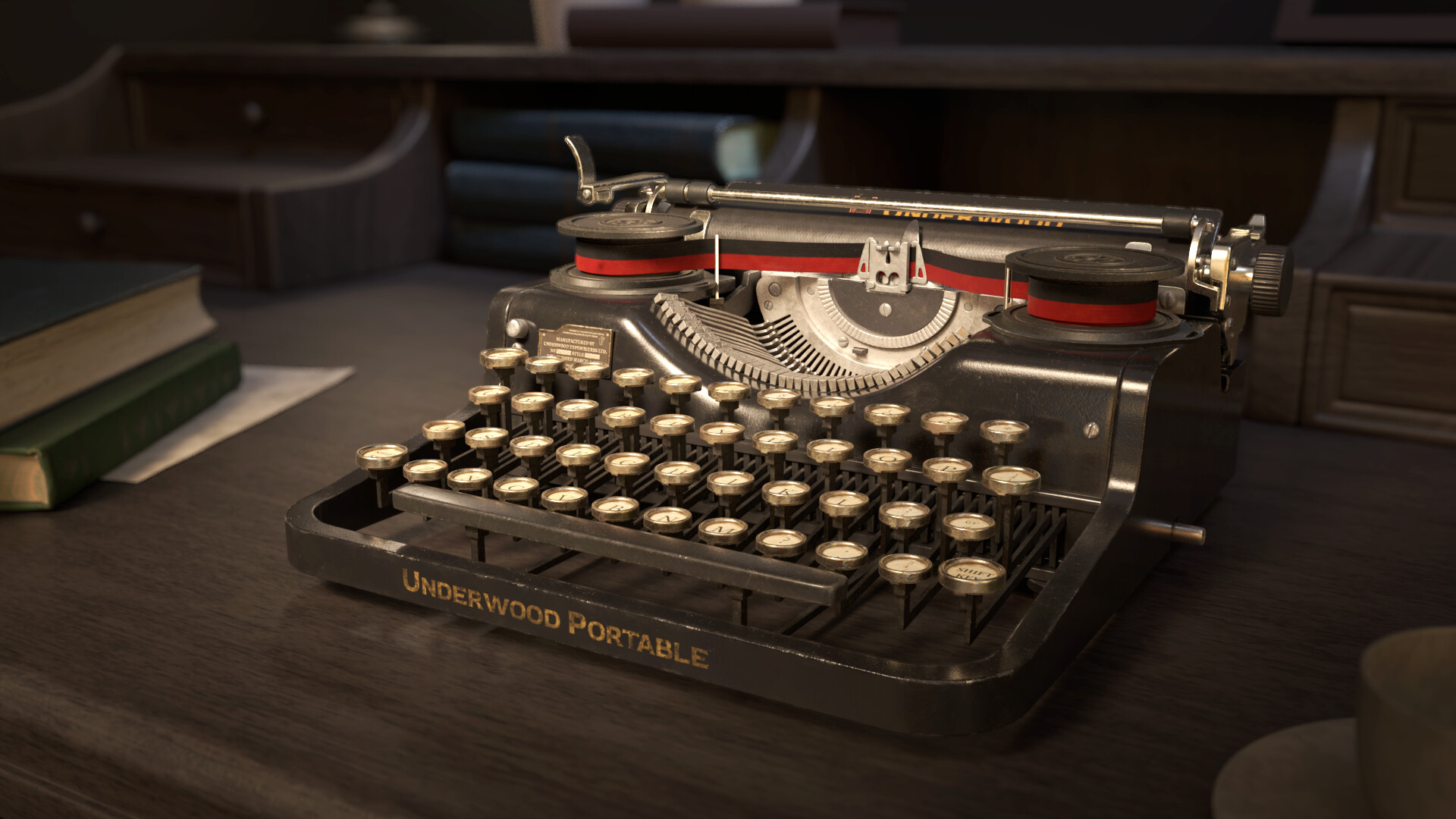 ArtStation - Underwood Typewriter