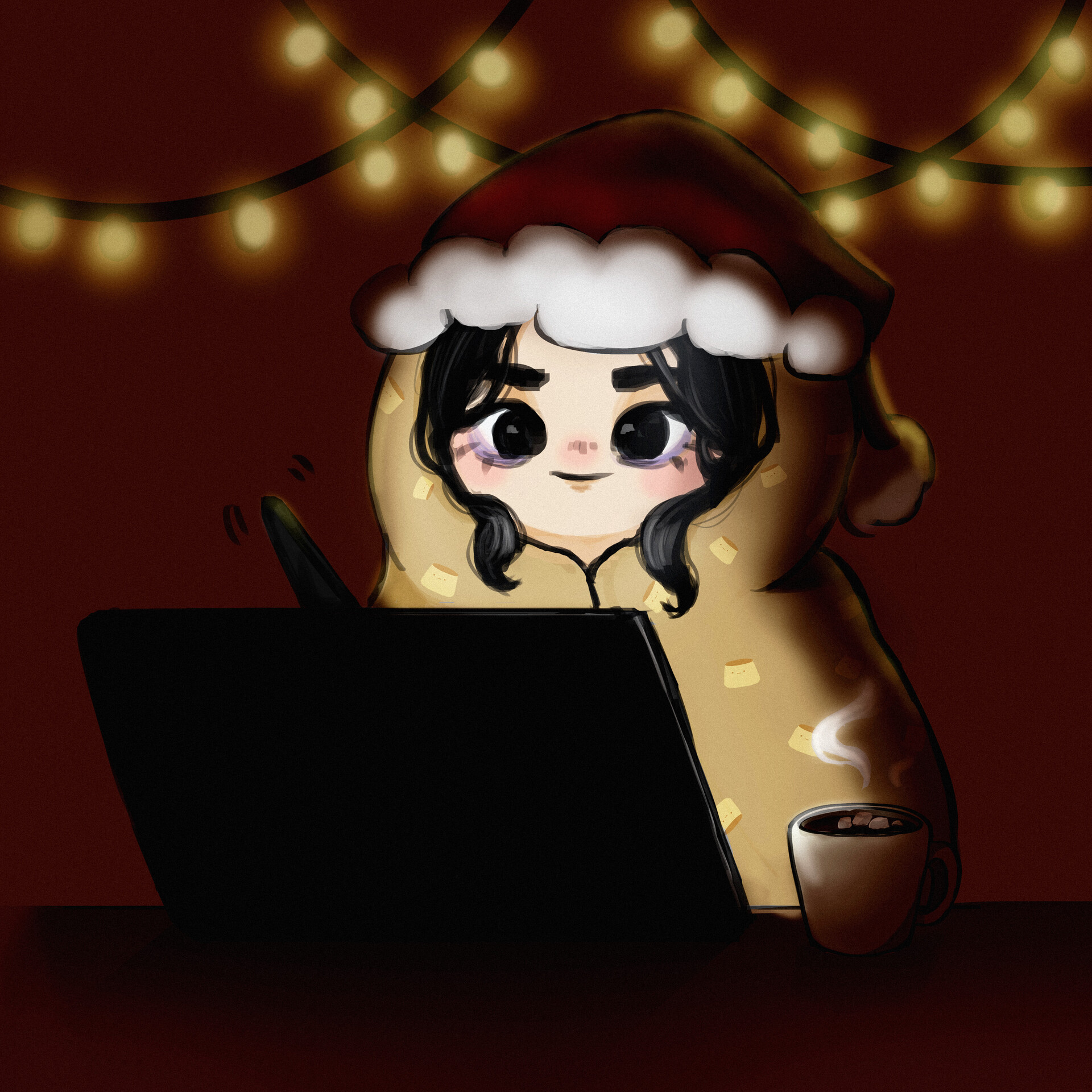 ArtStation - Self-Portrait chibi version