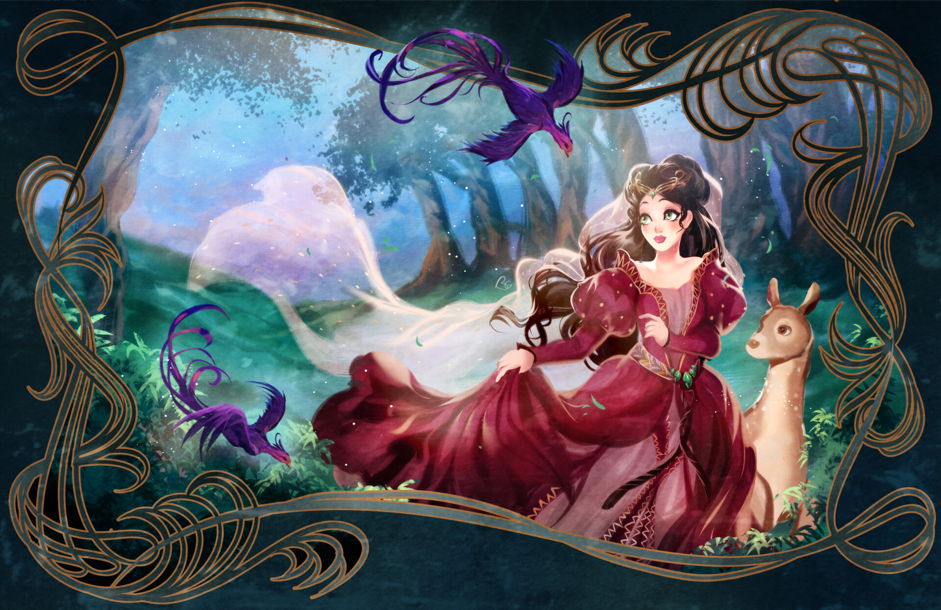 Bryan Golden - Snow White Book Pages.