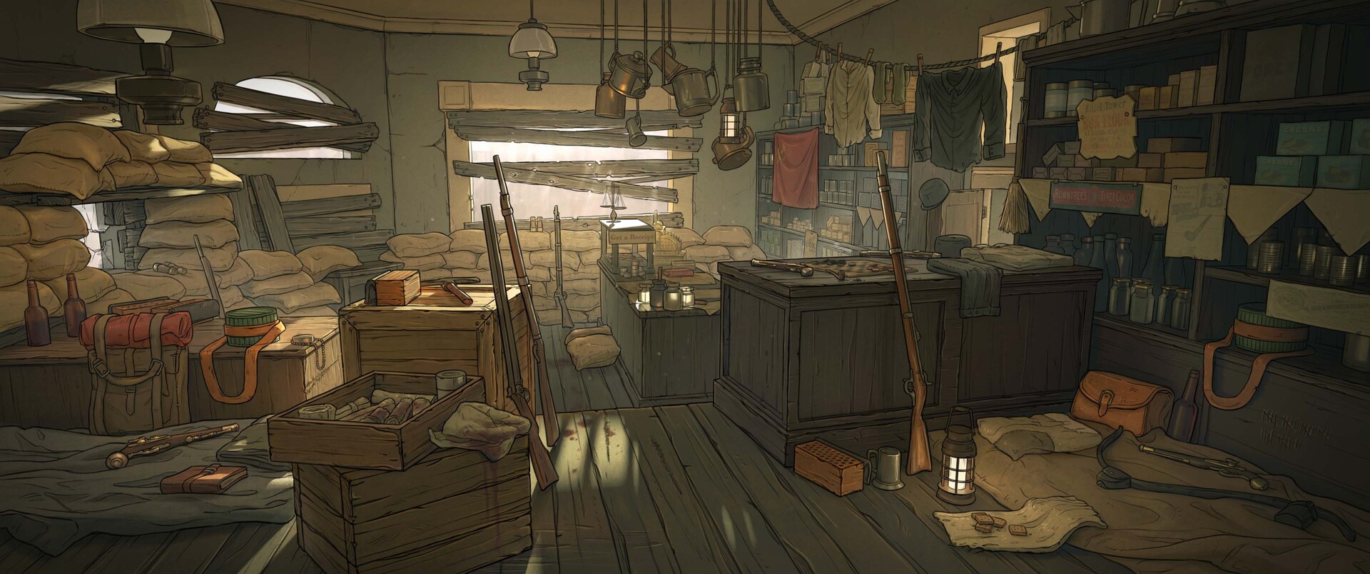 ArtStation - Communist Hideout - Cinematic Shot