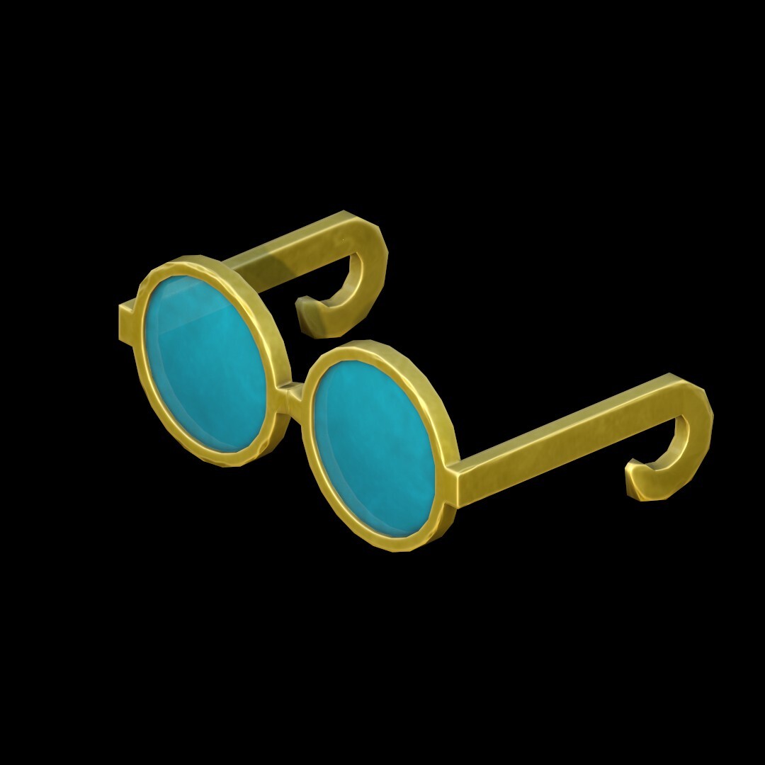 ArtStation - Low Poly Stylized Glasses