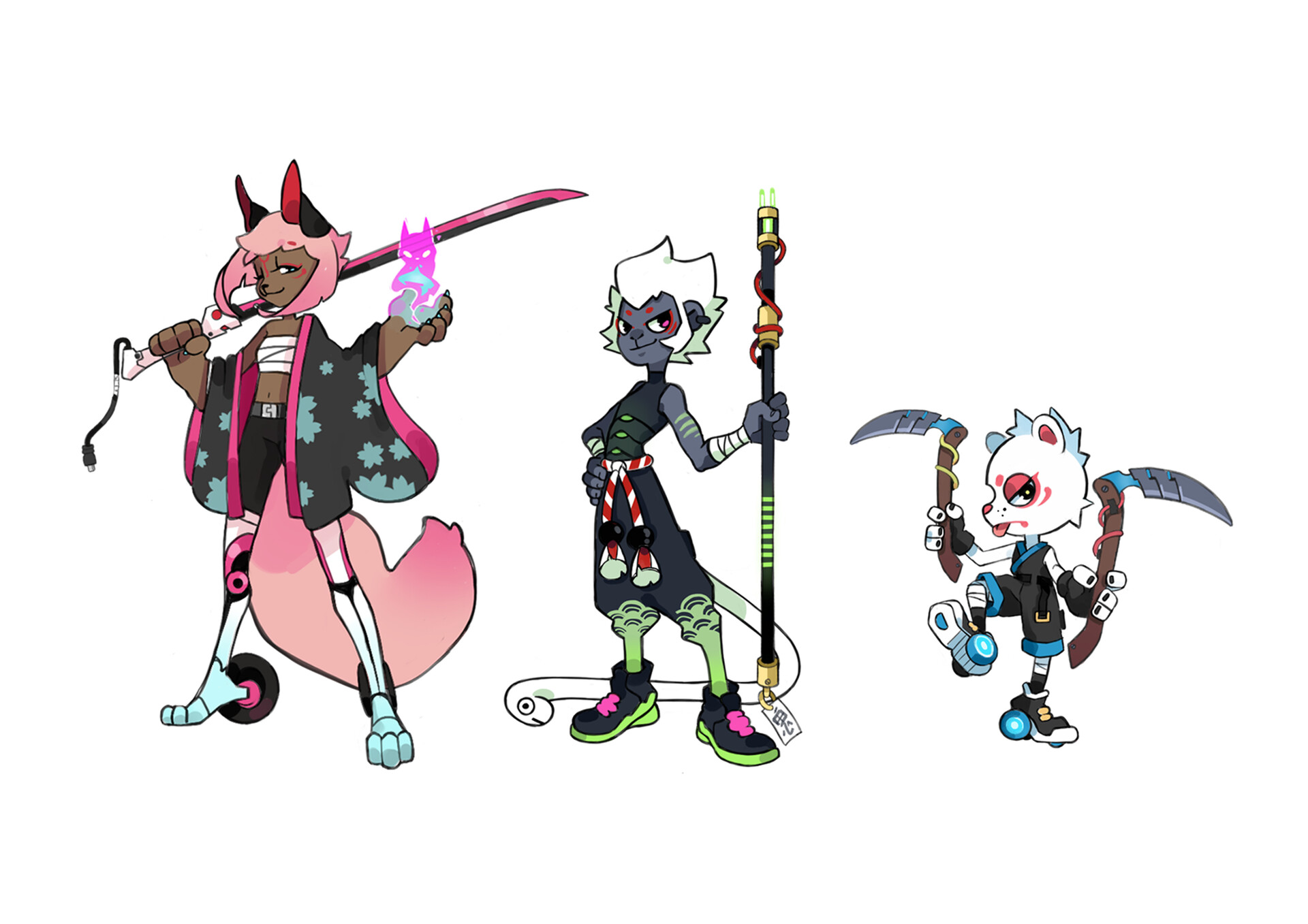 ArtStation - Yokai City - Concept Art