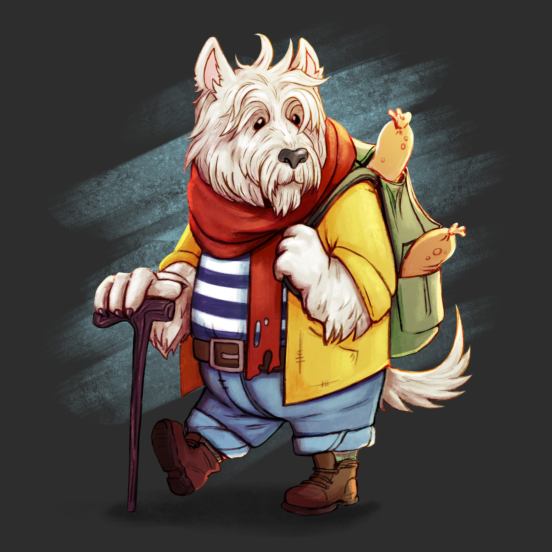 ArtStation - Dog Adventurer