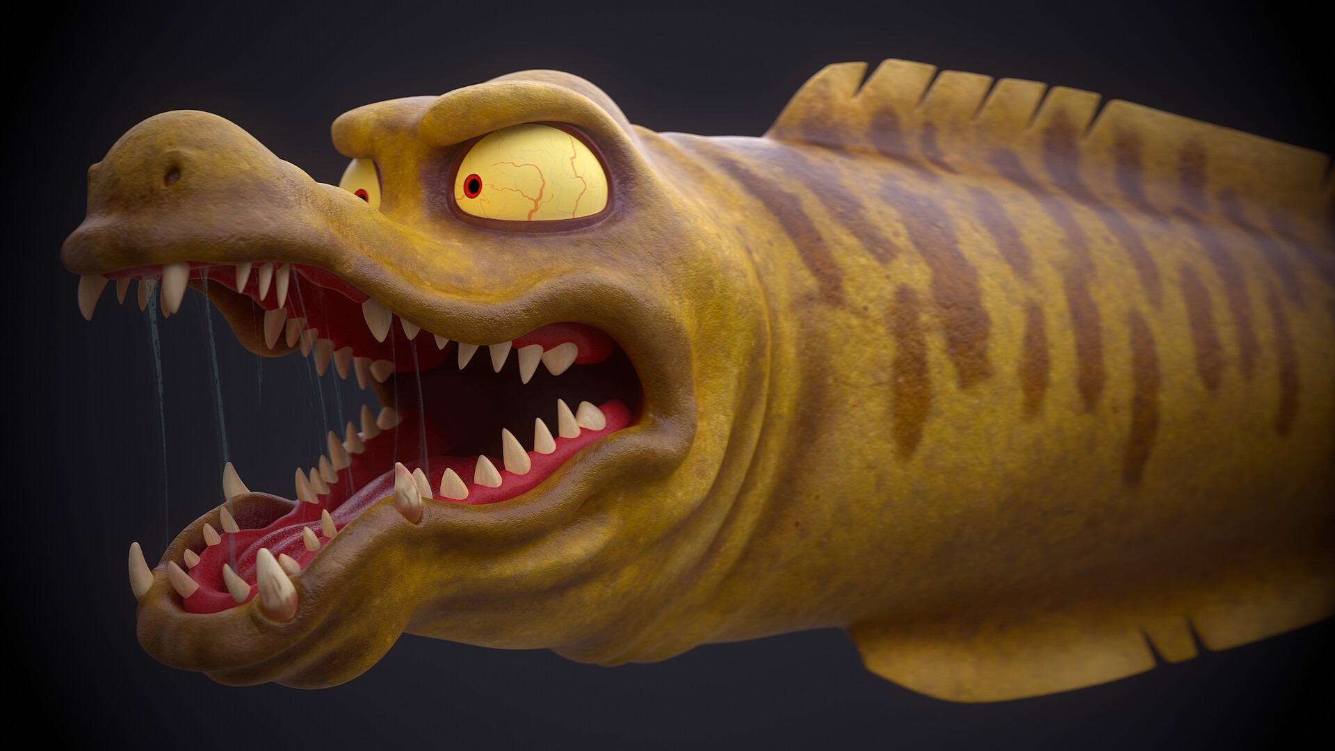 ArtStation - darkness monster the eel