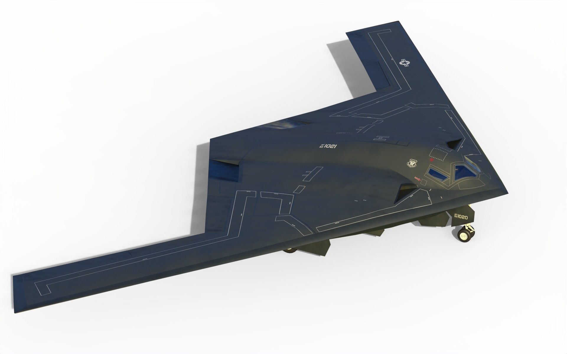 Tim Samedov - B-21 Raider bomber 3D model