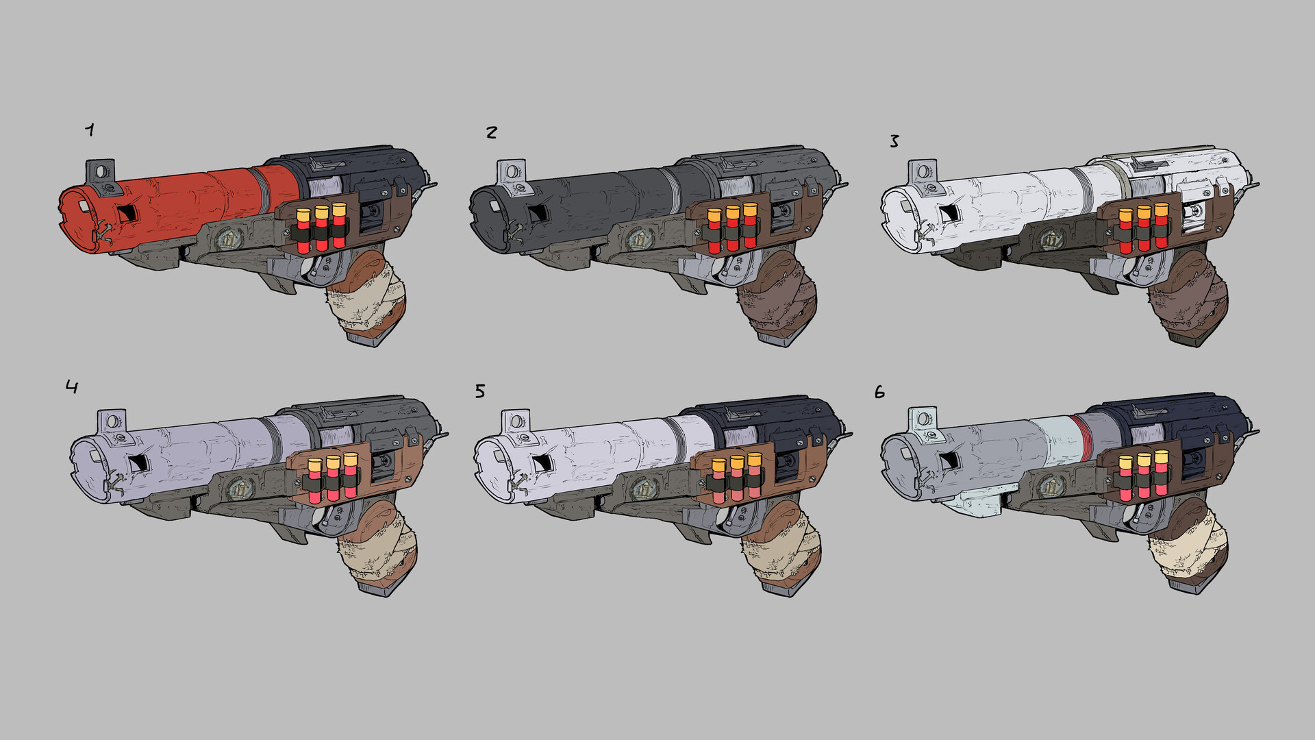 Vincent Althoefer - Prop project - Shotgun pistol
