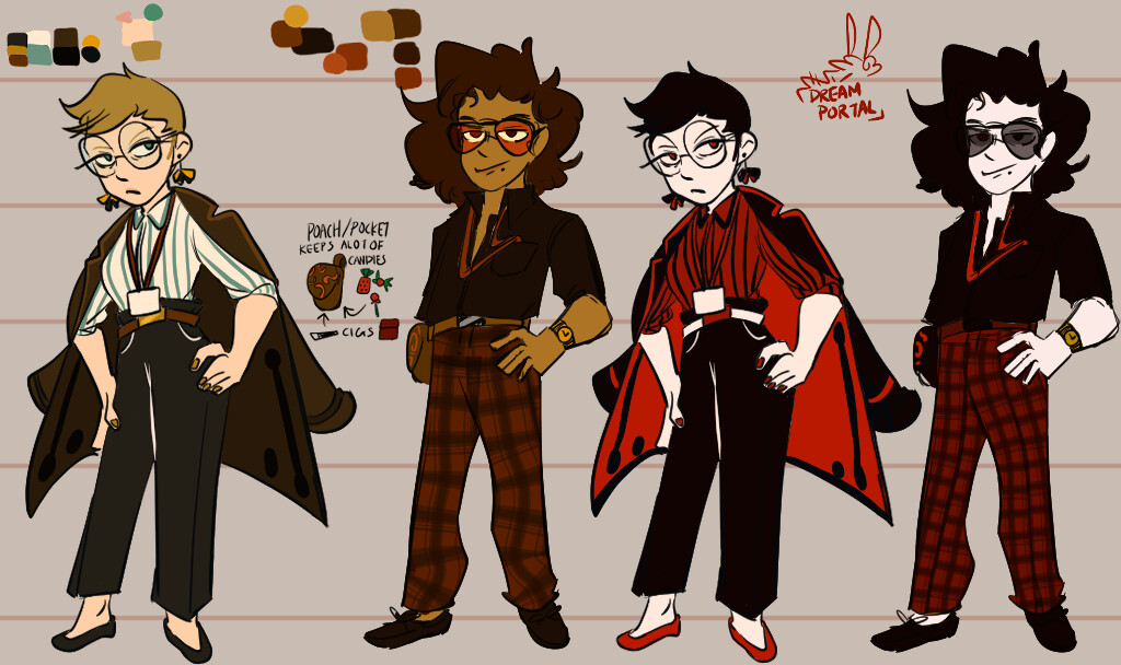 ArtStation - Venerer Webtoon: Characters Concept