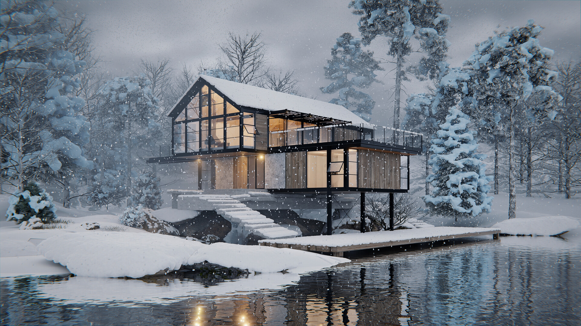 ArtStation - Winter House