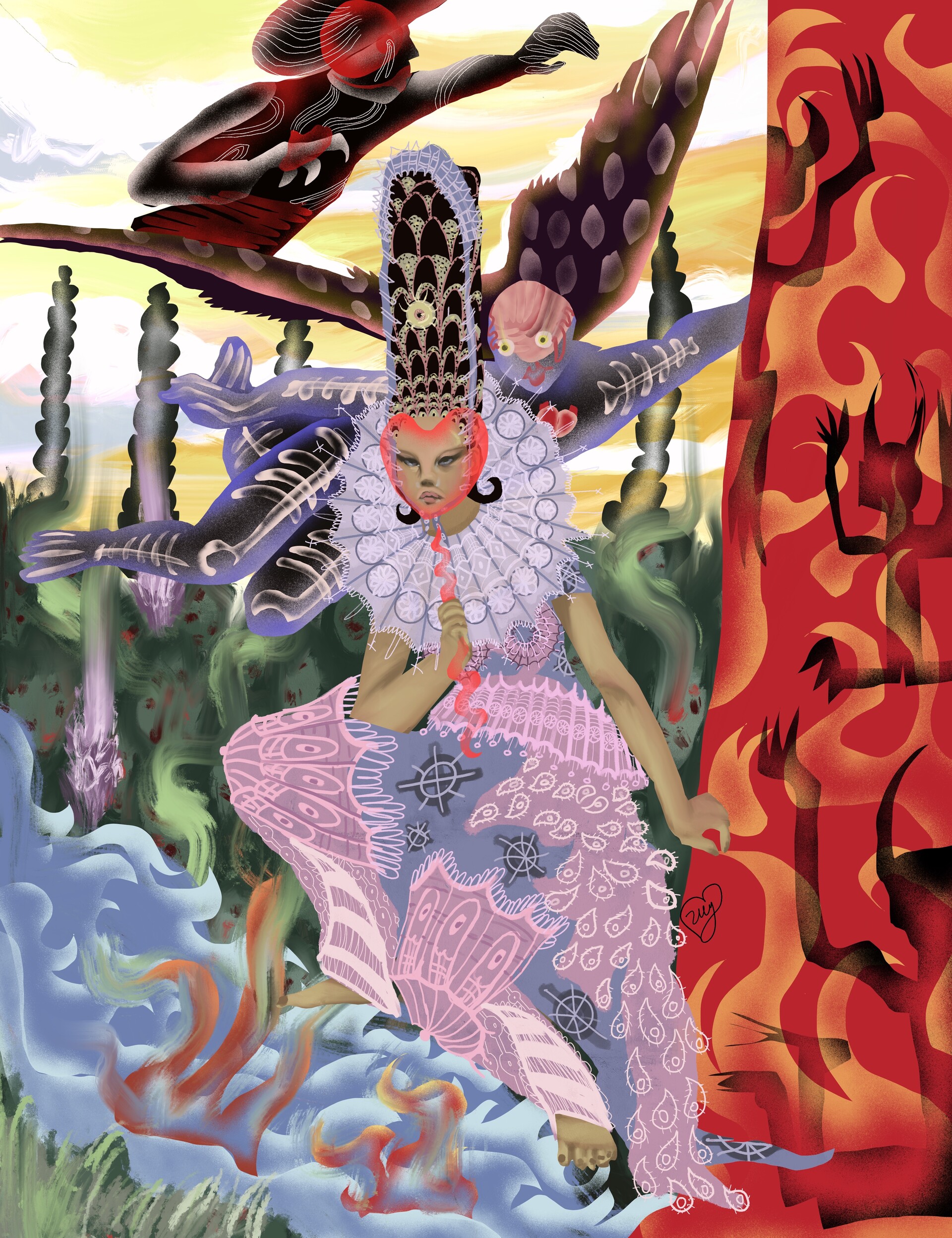 ArtStation - Hanging by hell