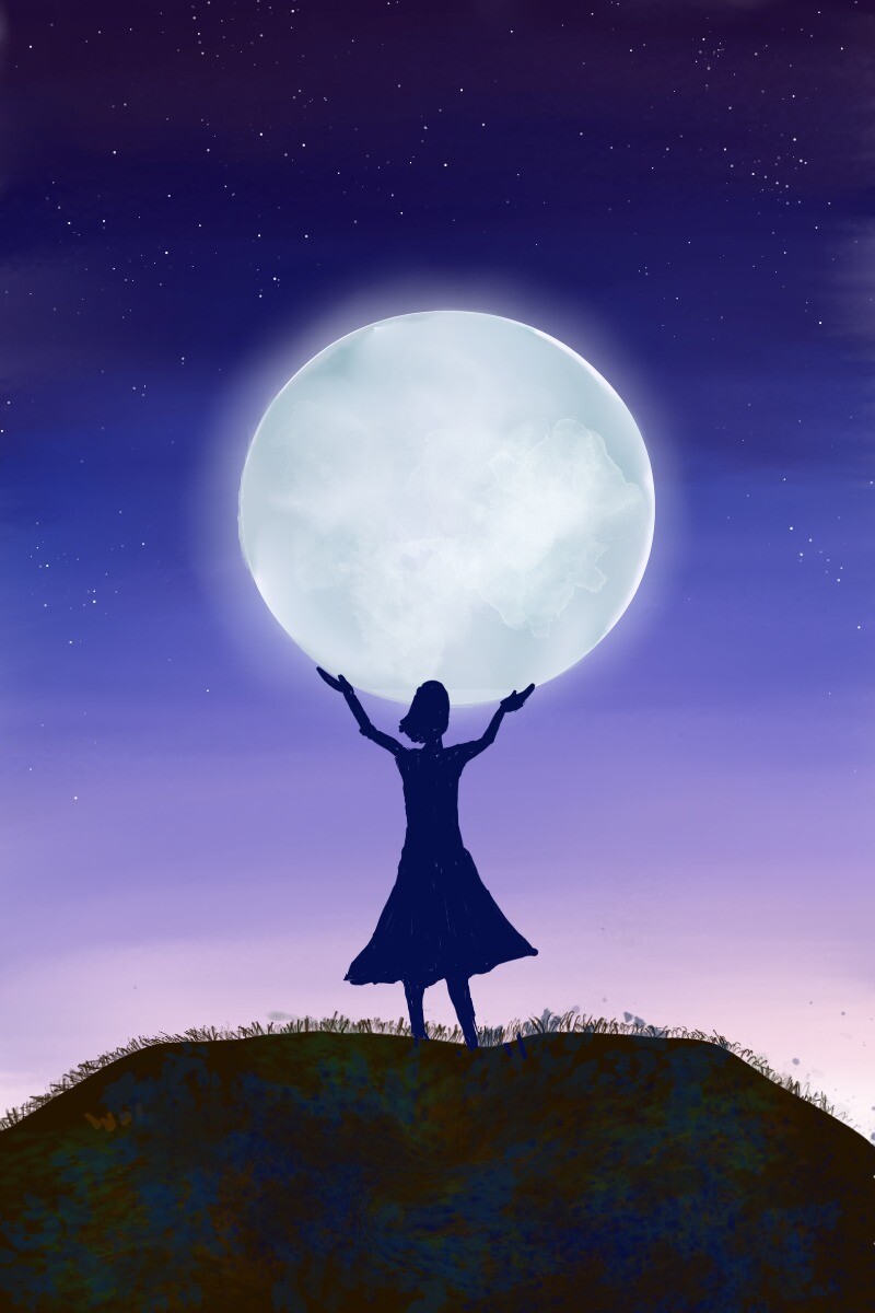 ArtStation - Holding the Moon