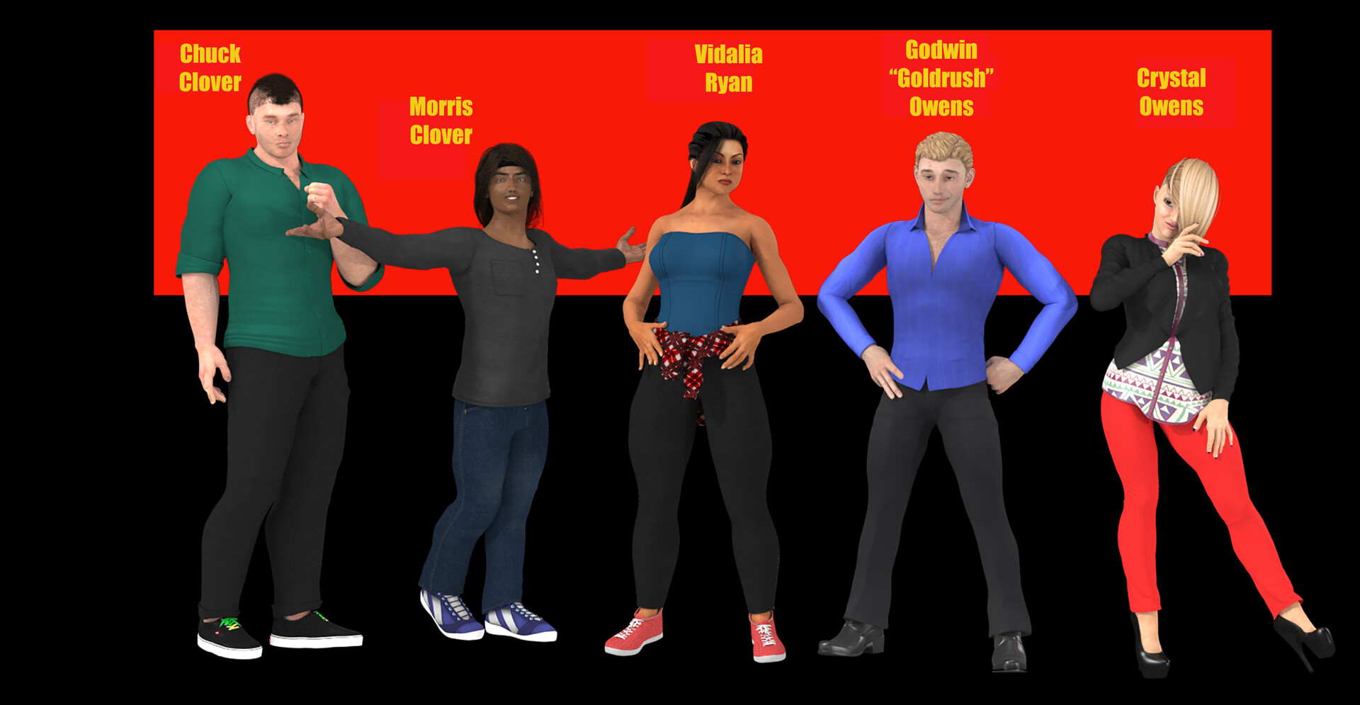 ArtStation - Super Teenage Students Group 4 and 5