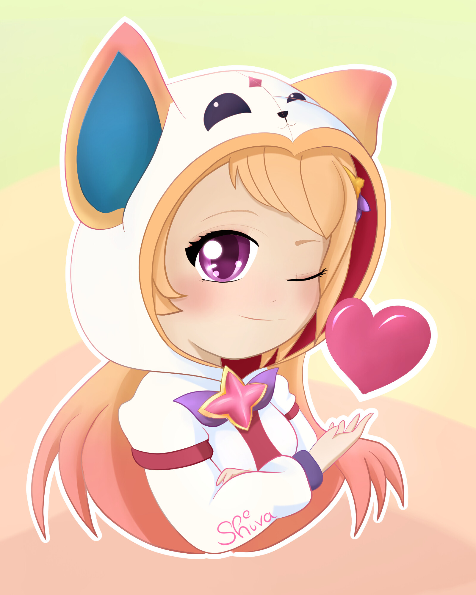 Ahri Chibi Wallpaper