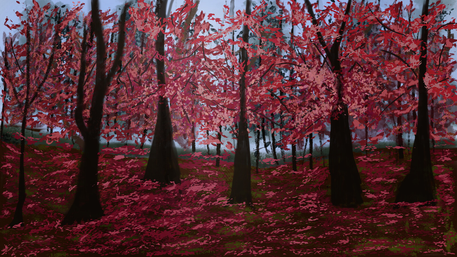 ArtStation - Autumn Forest