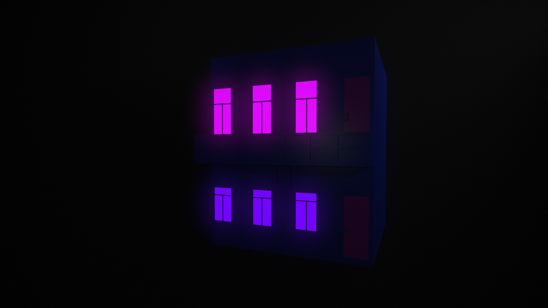 ArtStation - Neon house