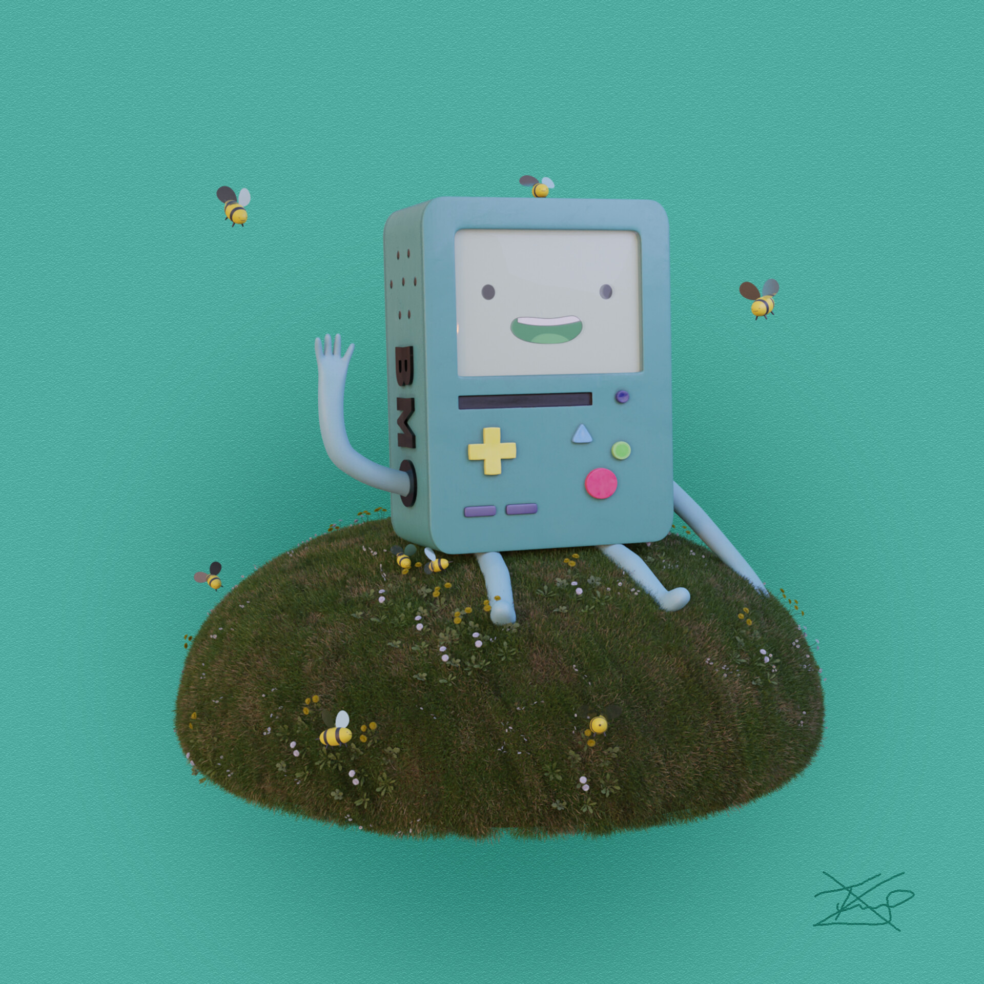 ArtStation - BMO Fan art