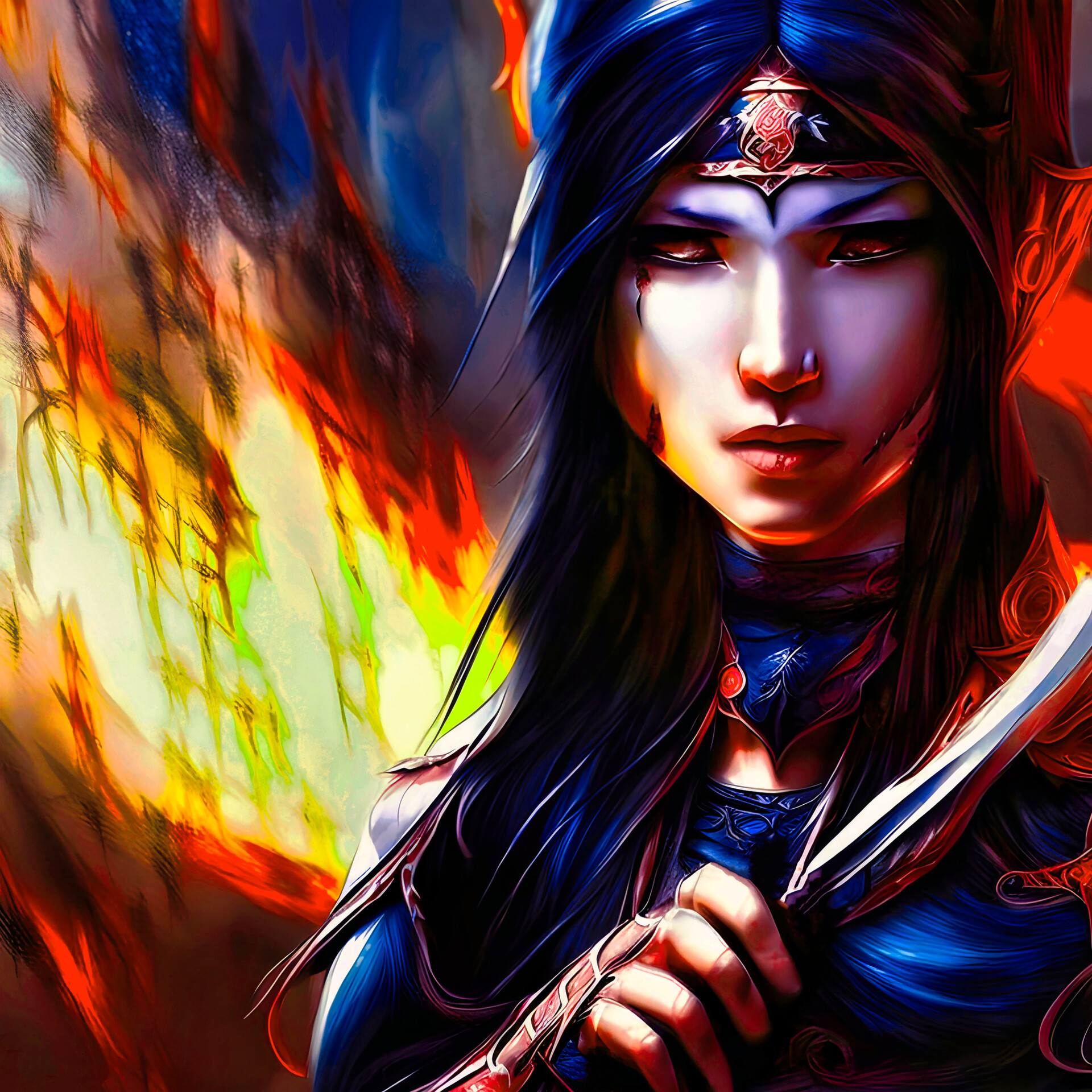 ArtStation - Fire Warrior