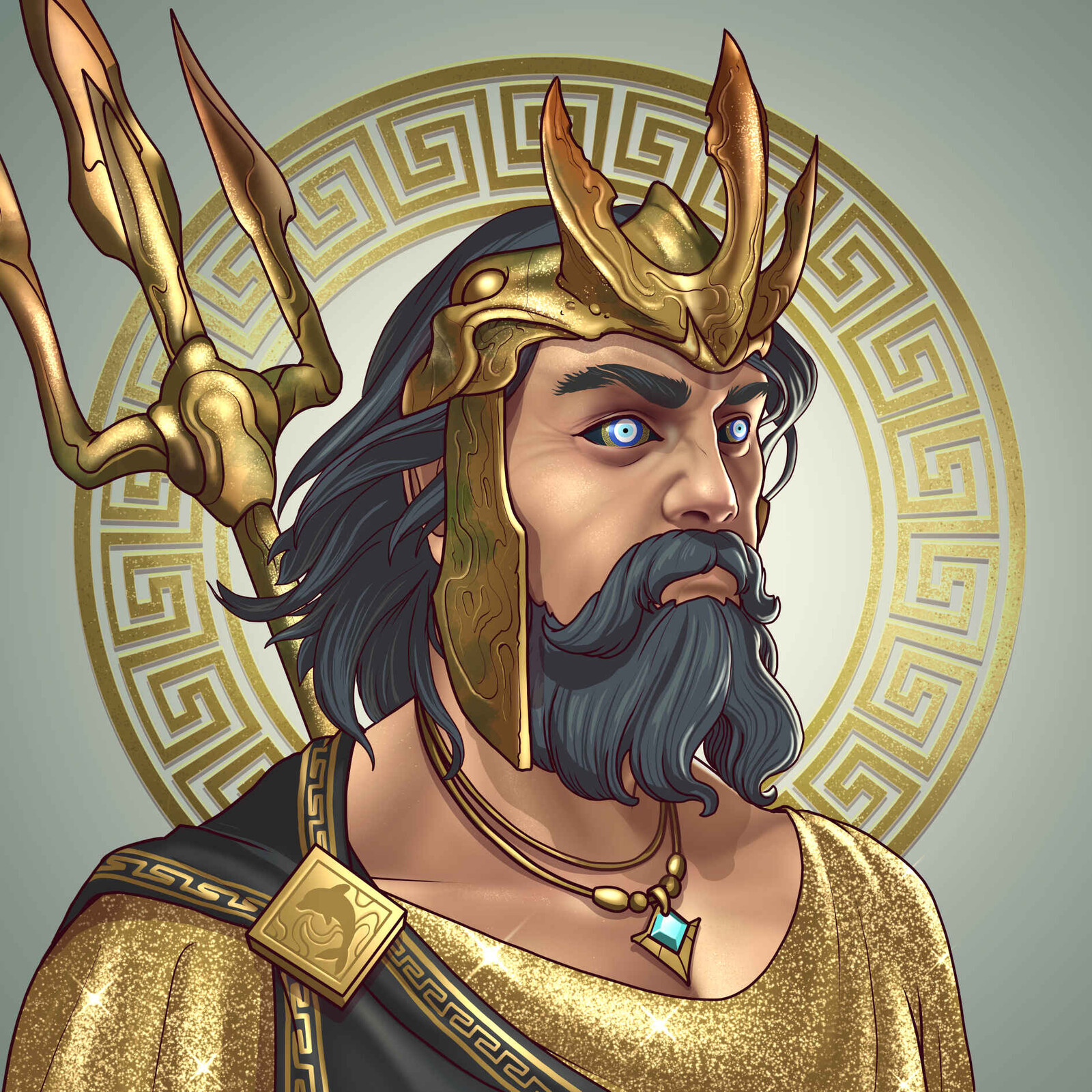 Tommy Thomas Gondrong - NFT collection-Greek God- for EvilEye project