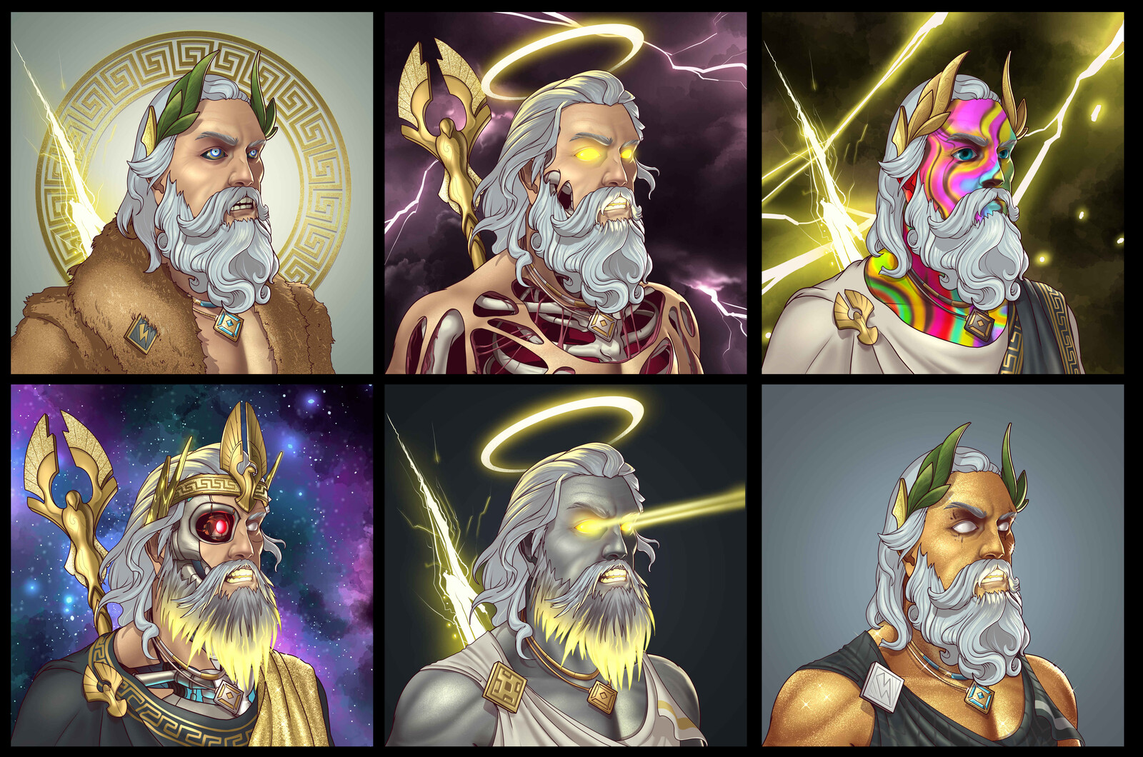 Tommy Thomas Gondrong - NFT collection-Greek God- for EvilEye project