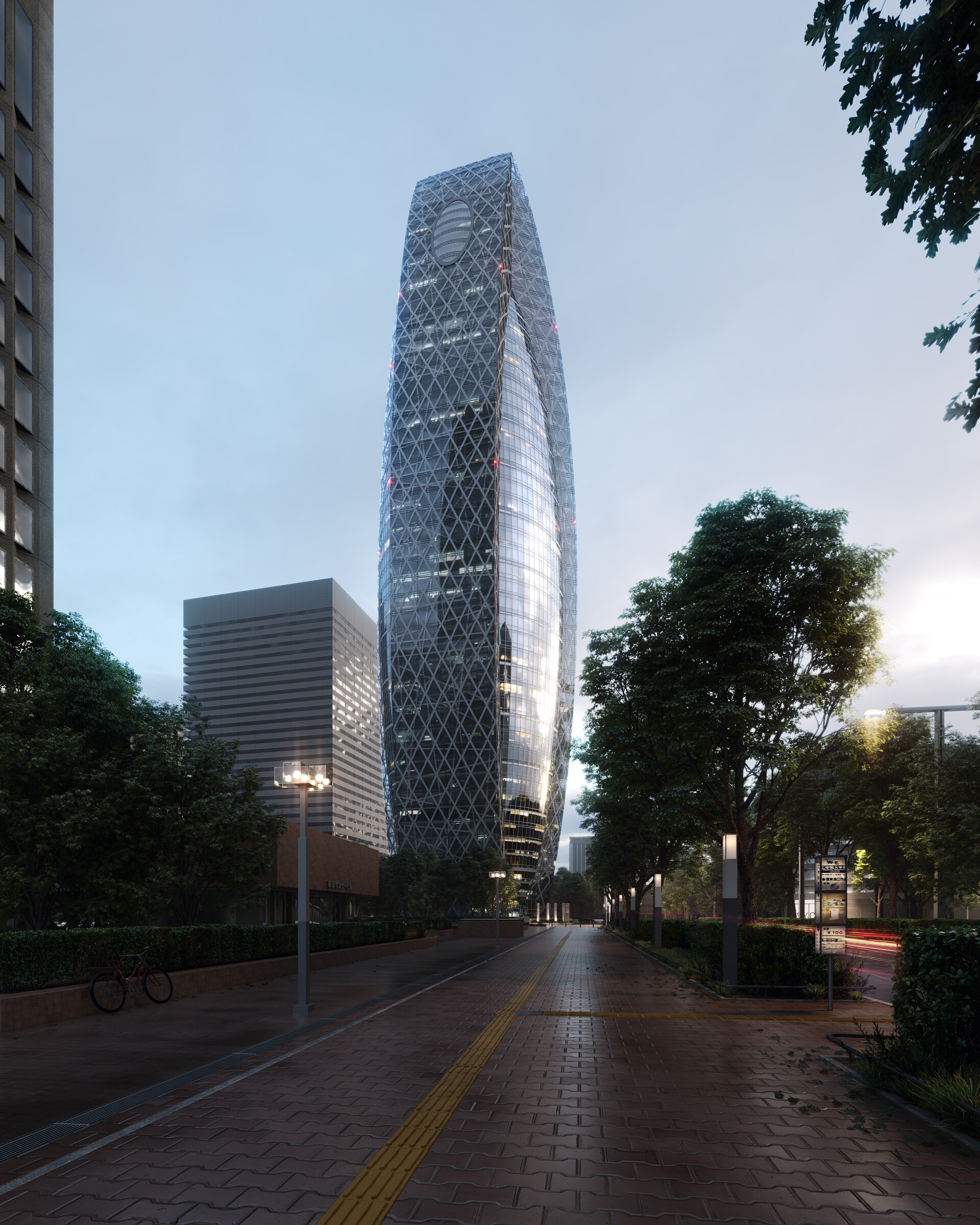 ArtStation - Mode Gakuen Cocoon Tower - Tokyo