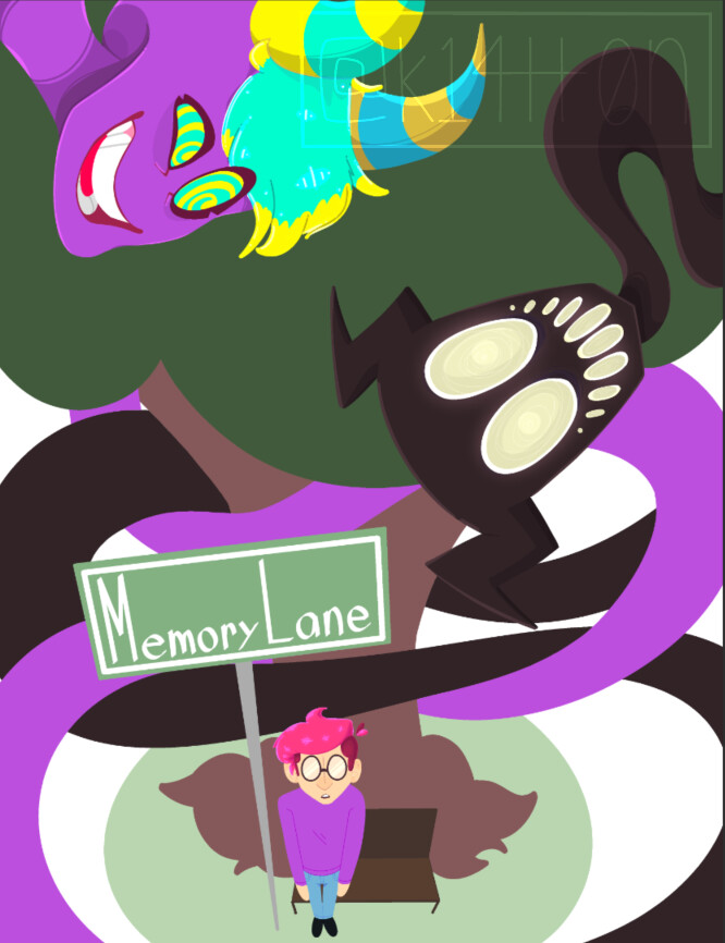 ArtStation - 'Memory Lane' WIP
