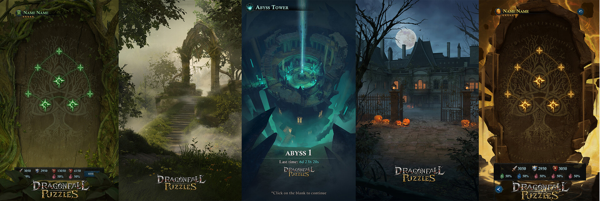 ArtStation - 黄掉的项目图 DRAGONFALL&PUZZLES