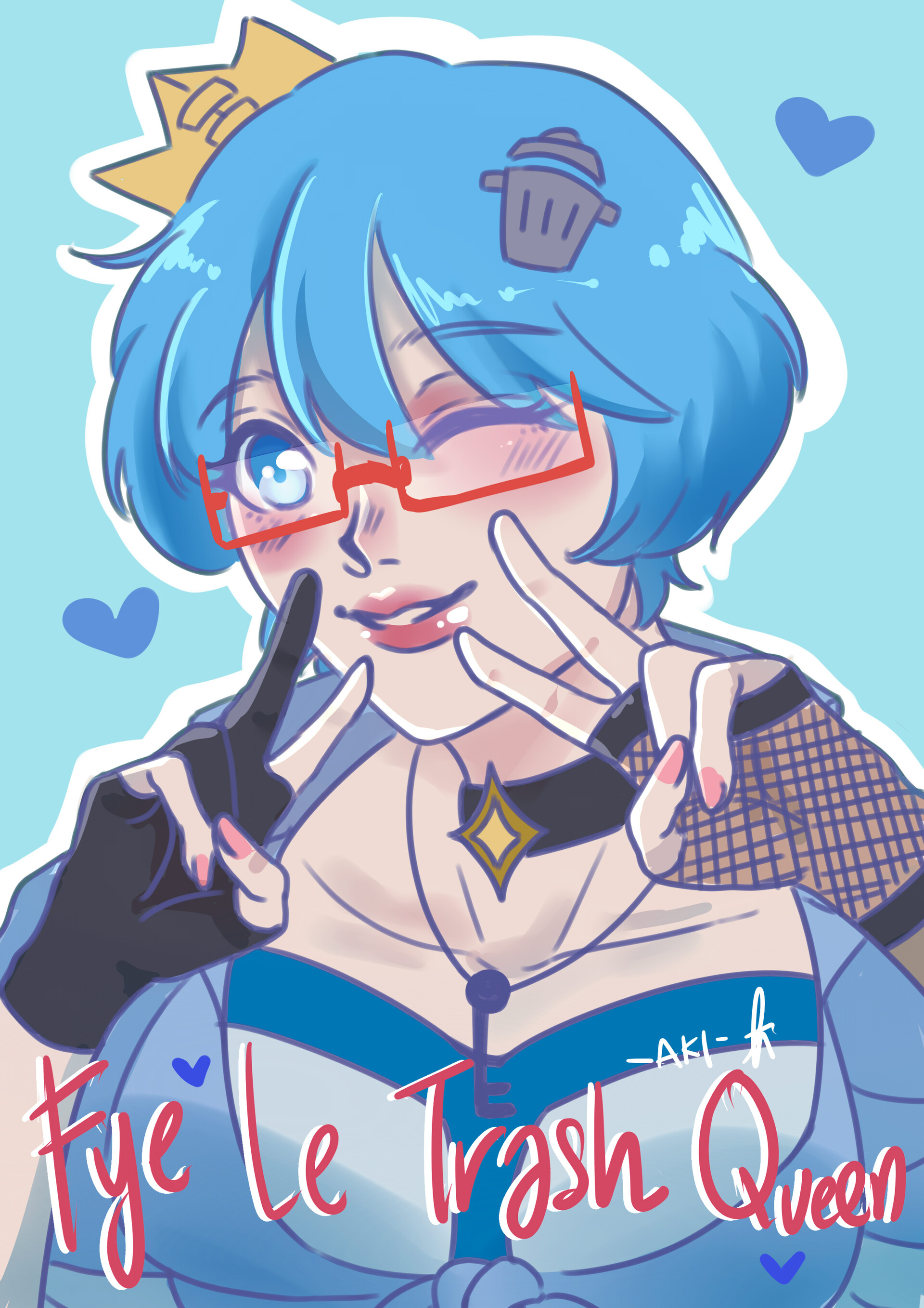 Seishiro Akihiko - FanArt VTuber Fye Le Trash Queen