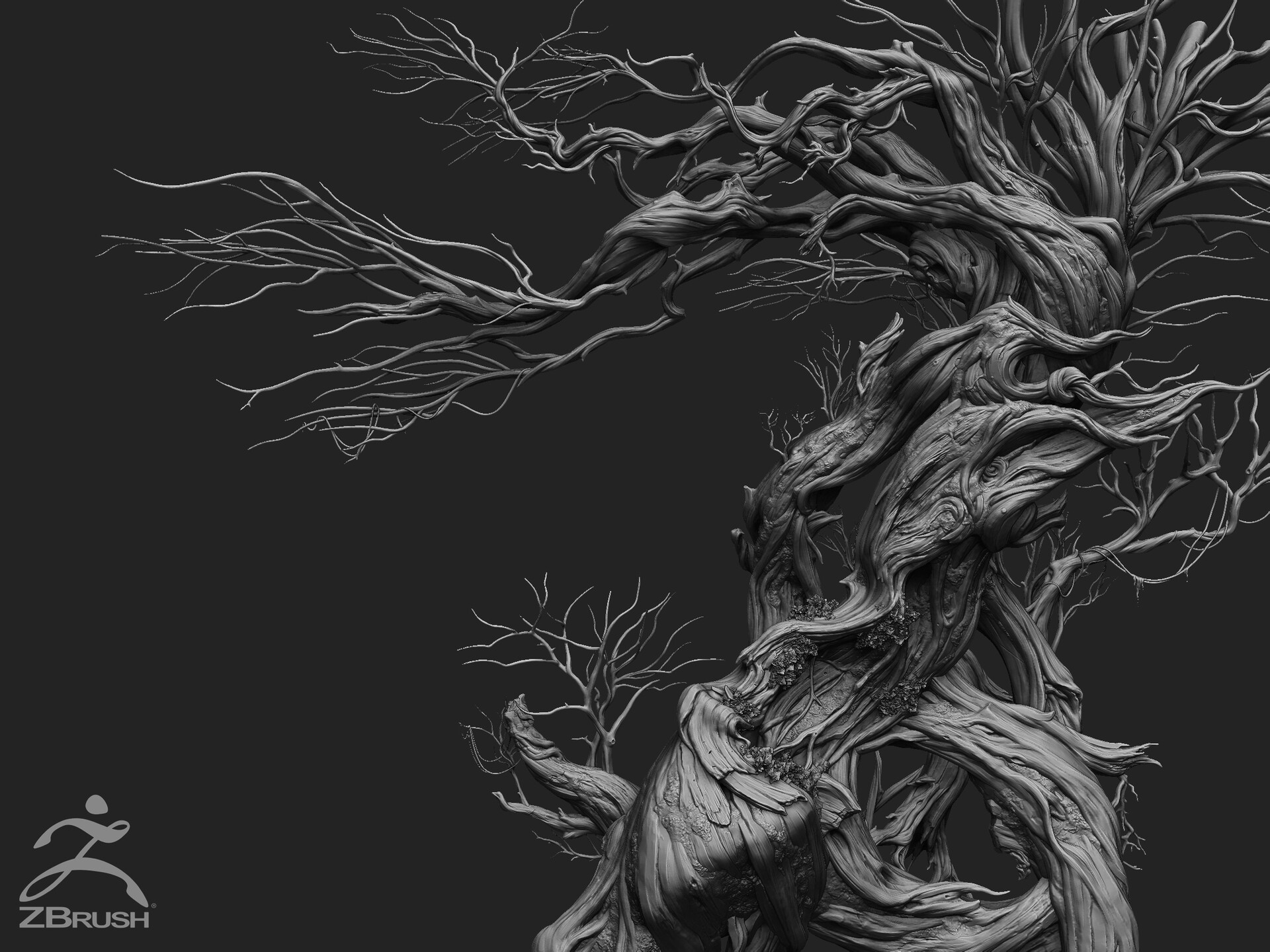 ArtStation - TREE STONE BIOME