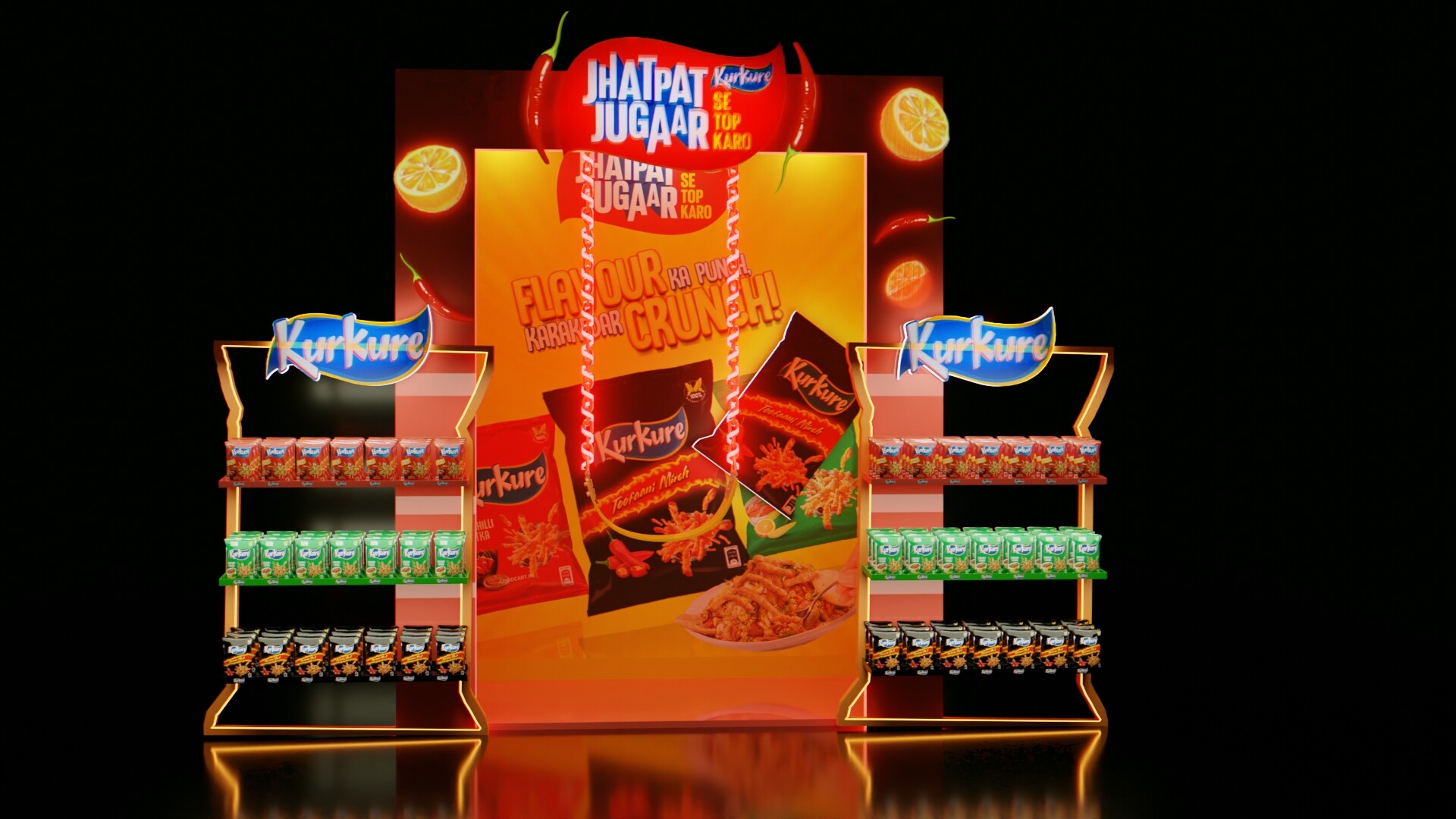 ArtStation - KURKURE Snacks| Phot booths