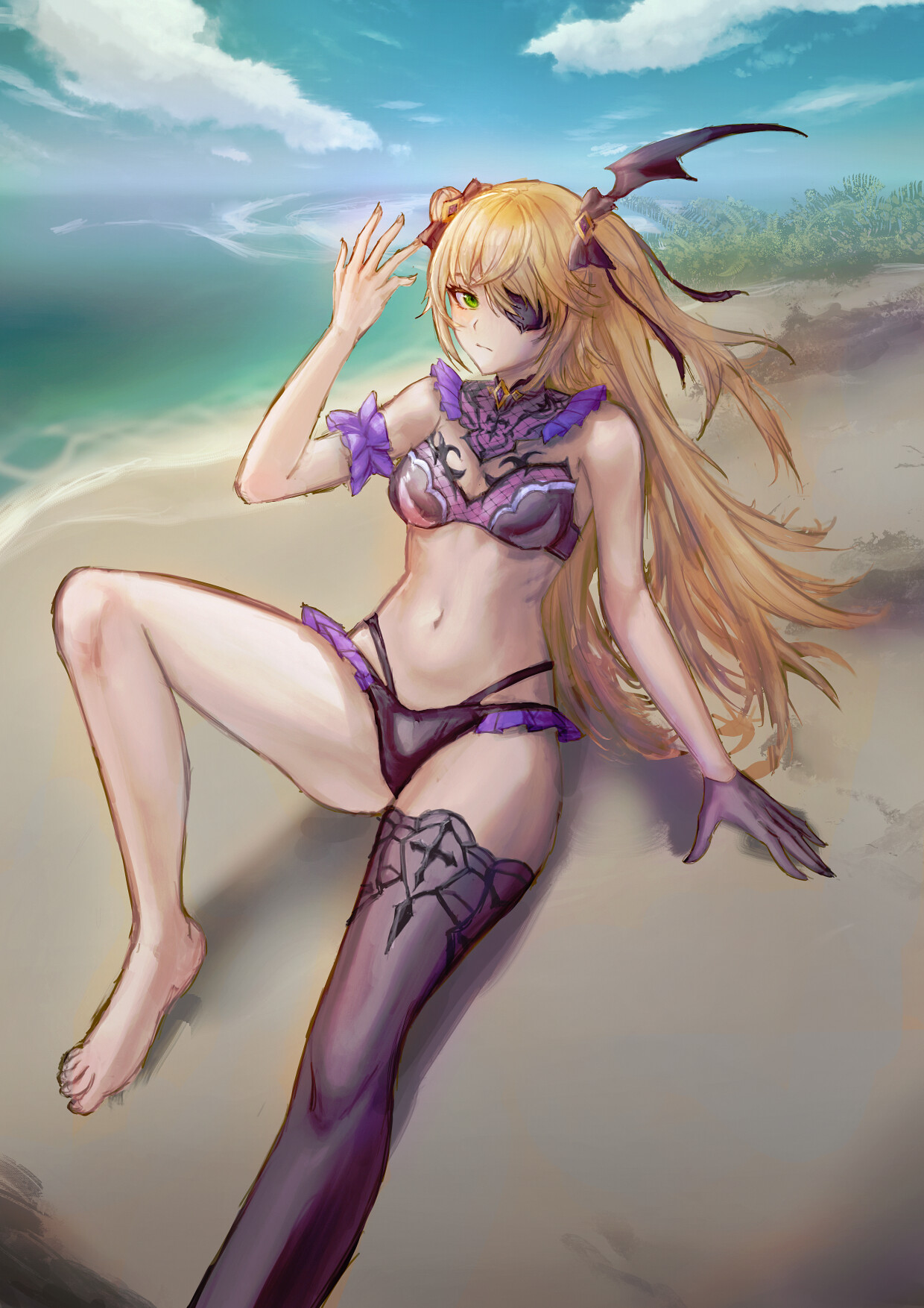 ArtStation - Prinzessin on the beach