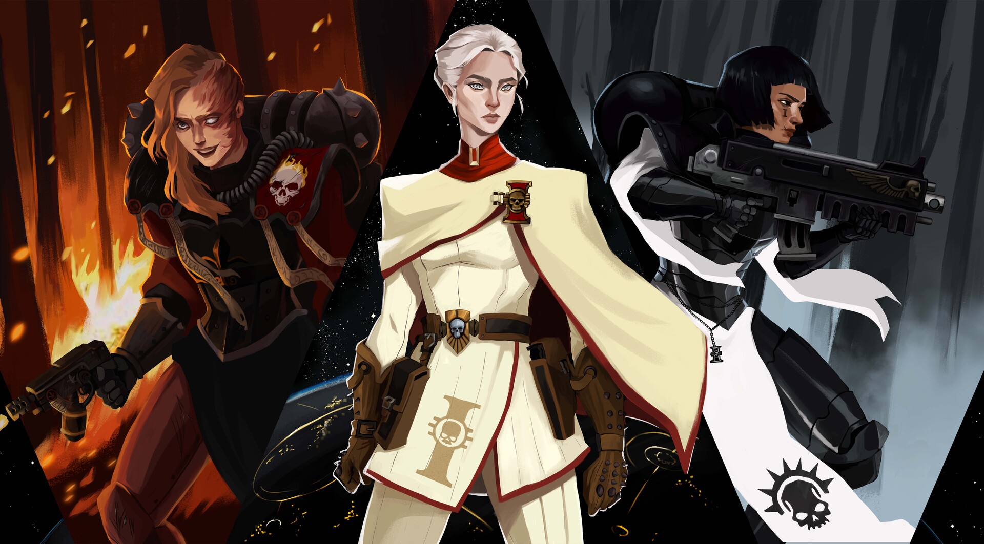 Warhammer 40K Battle Sisters by SaillixArt : r/ReasonableFantasy