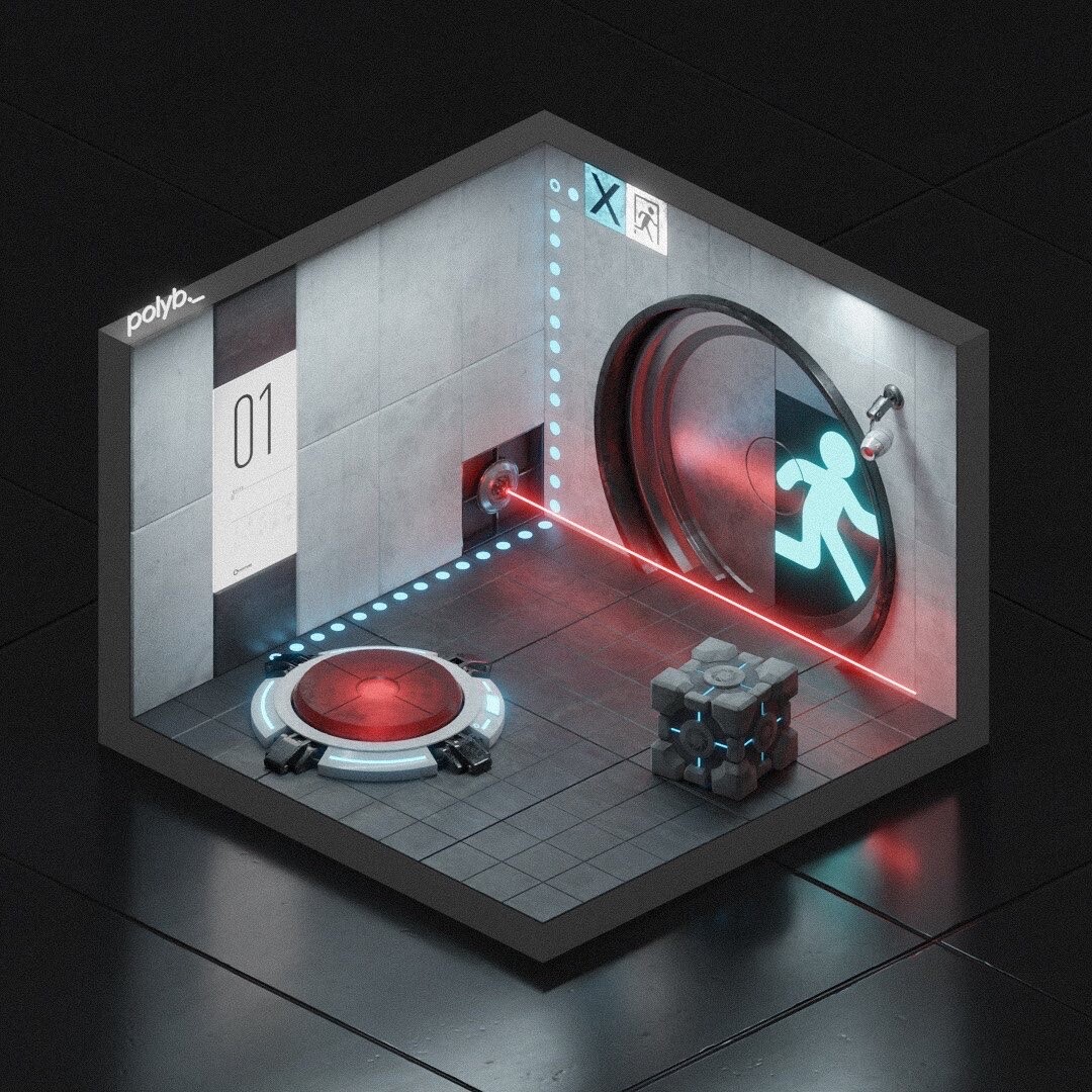 ArtStation - Portal’s Test chamber