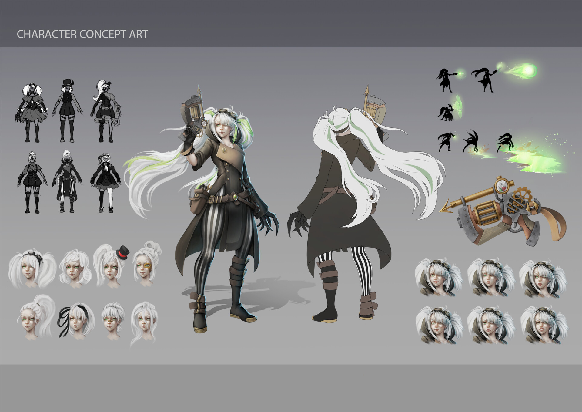 ArtStation - Steampunk Inventor Character Concept