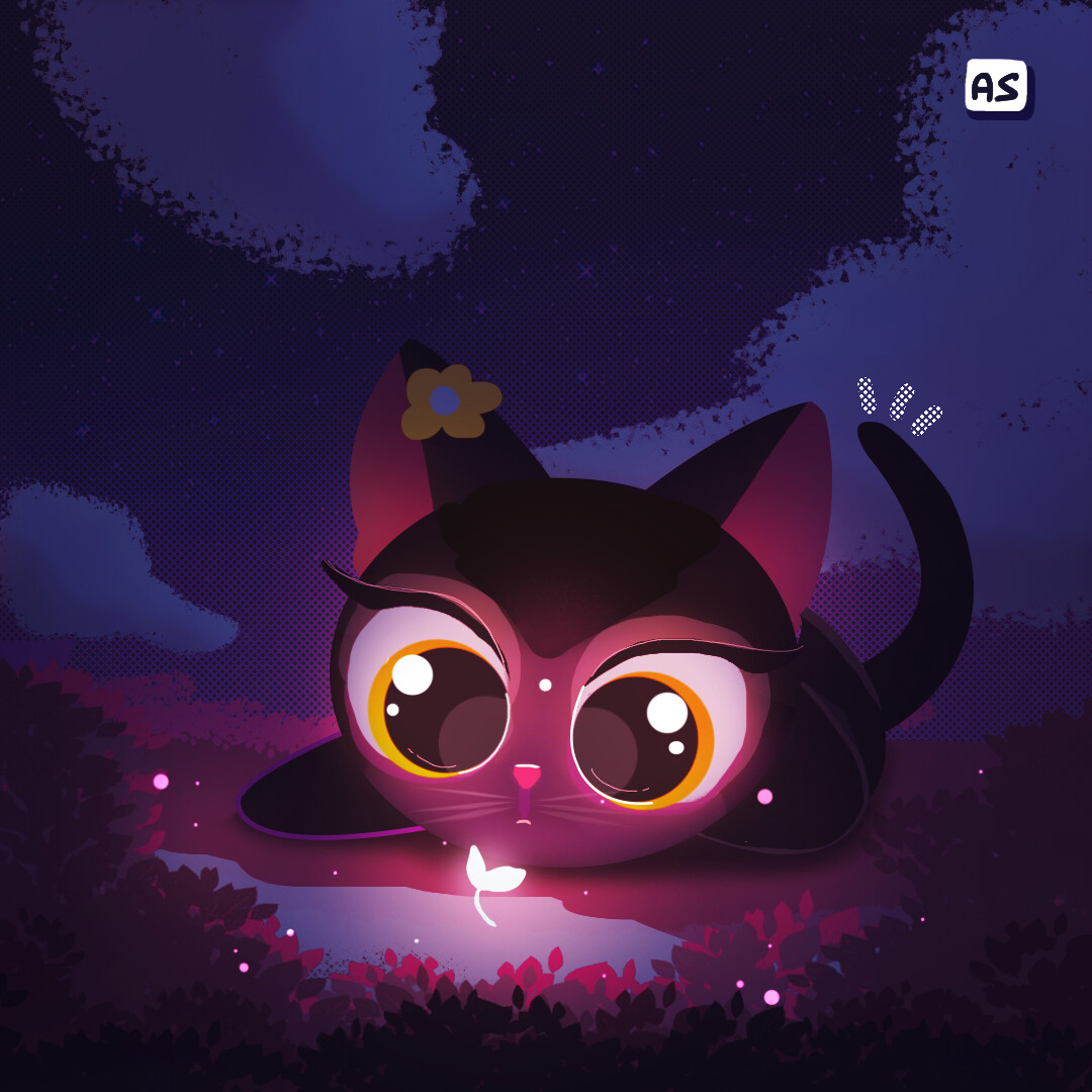 ArtStation - smelli Cat