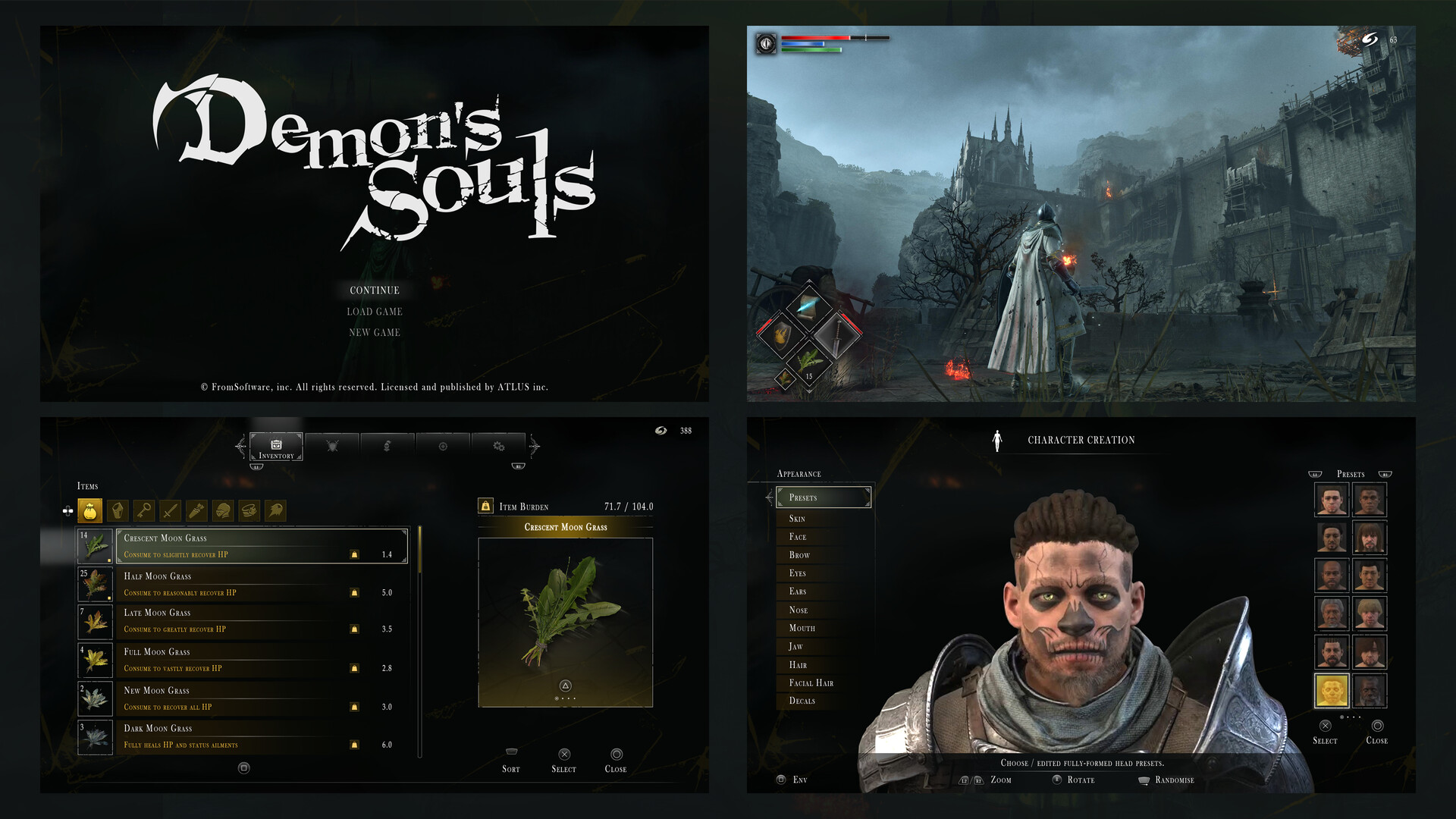 Rhiannon Shephard - Demon Souls Fan UI Redesign
