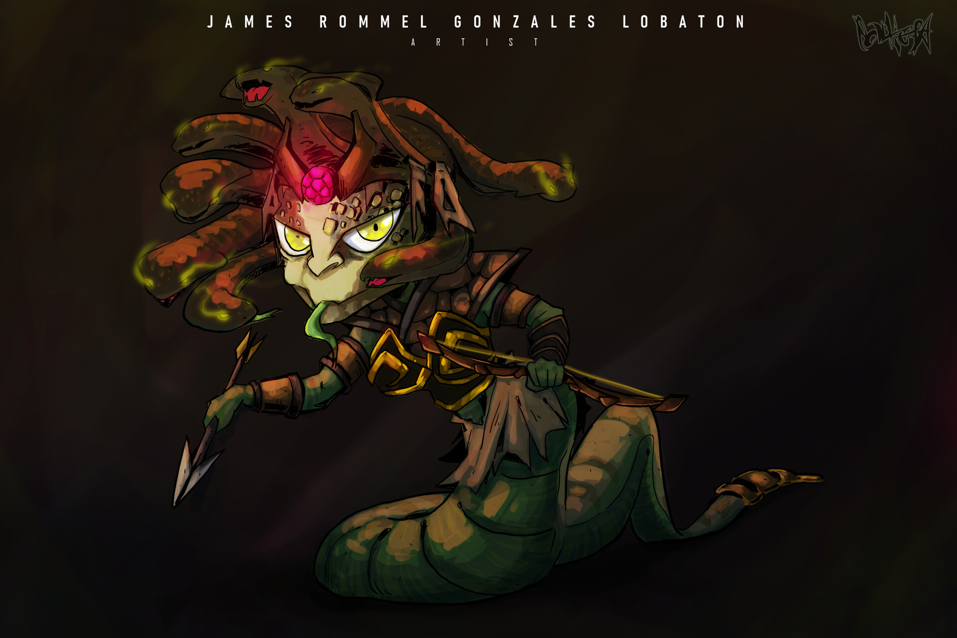 ArtStation - Medusa Fan Art (Dota2)