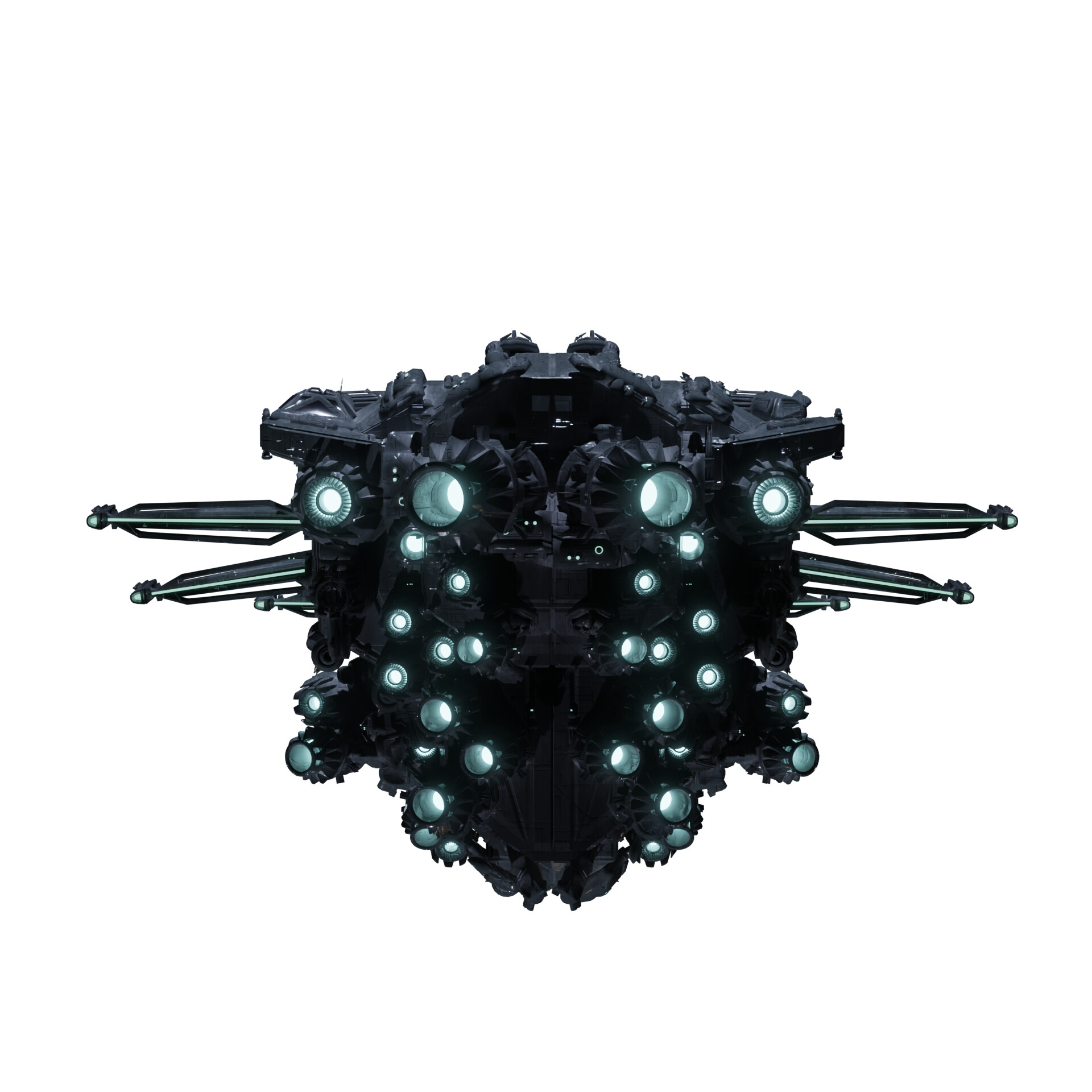 Lars - Spaceship Generator in Blender Geometry Nodes