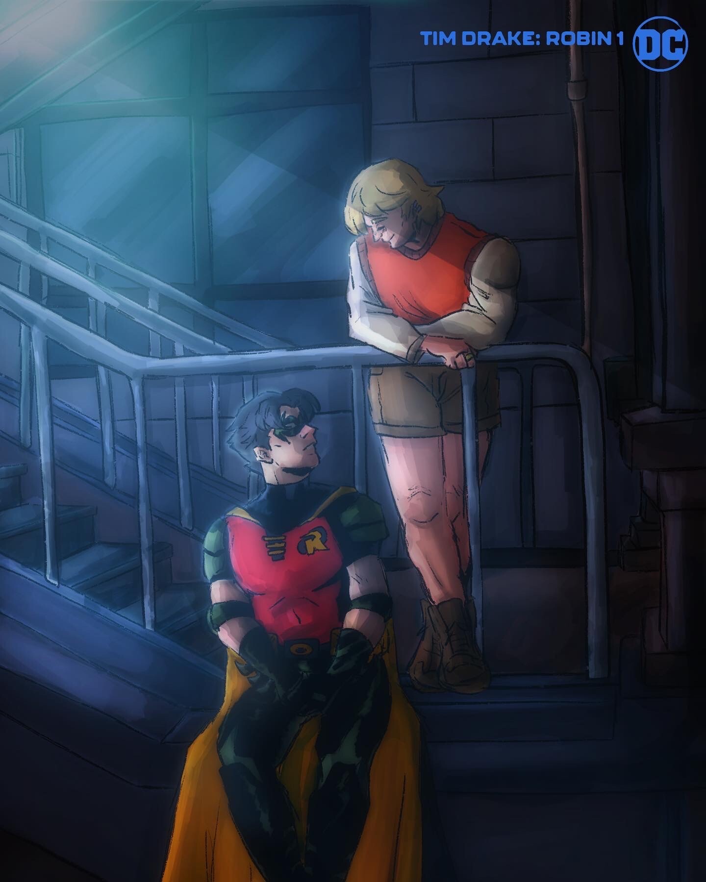 ArtStation - Tim Drake: Robin Fan-Variant Cover