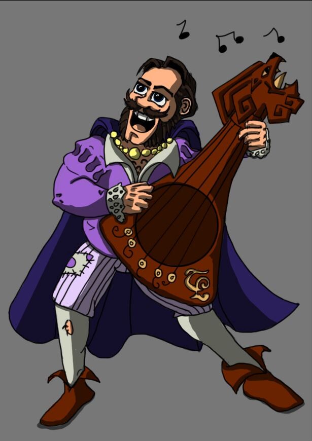 Alex Garton - Bard - Cartoon