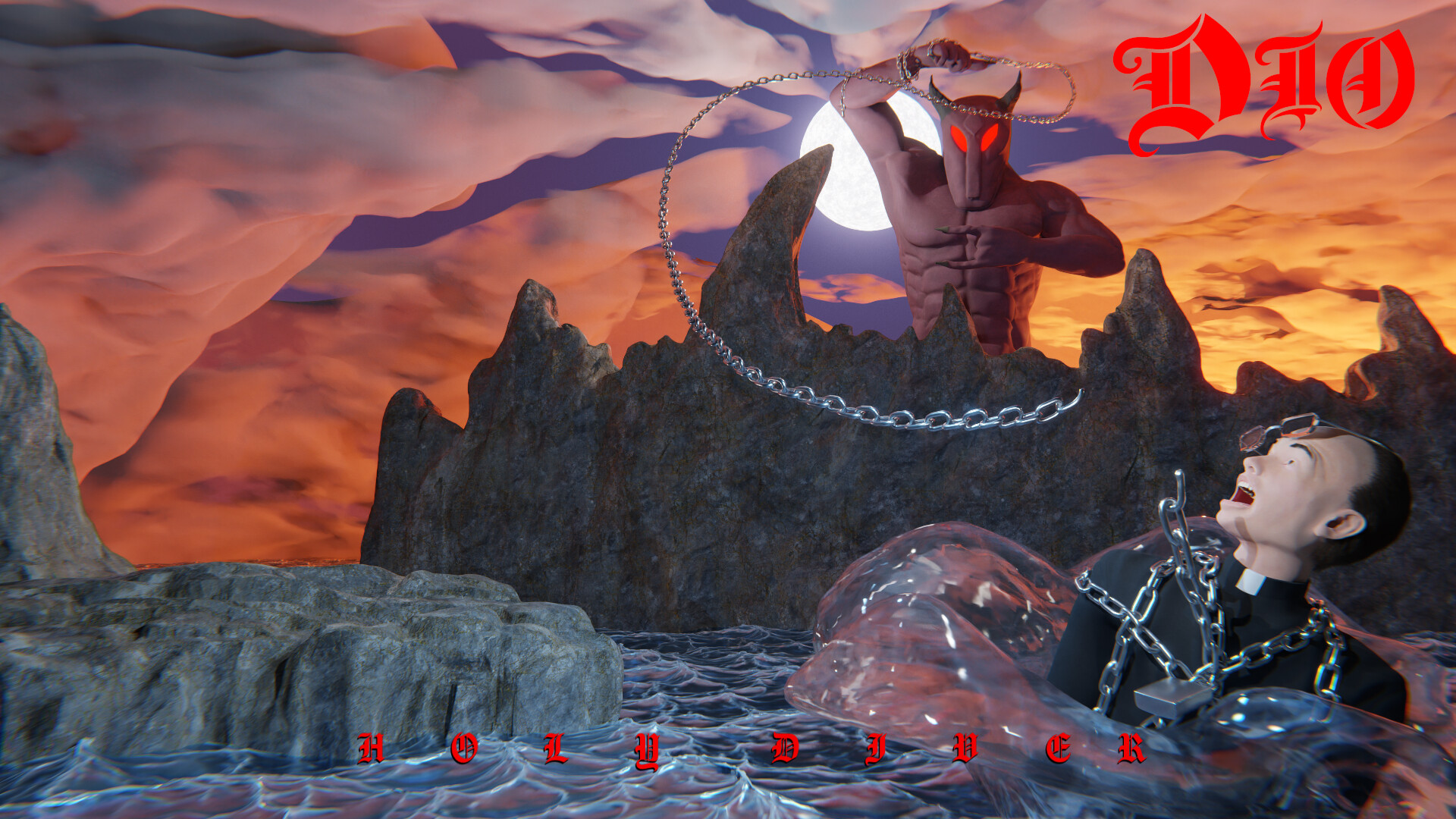 ArtStation Holy Diver Album Cover Dio, 56% OFF