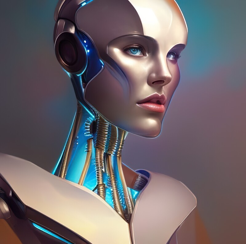ArtStation - Female Robot Model 504