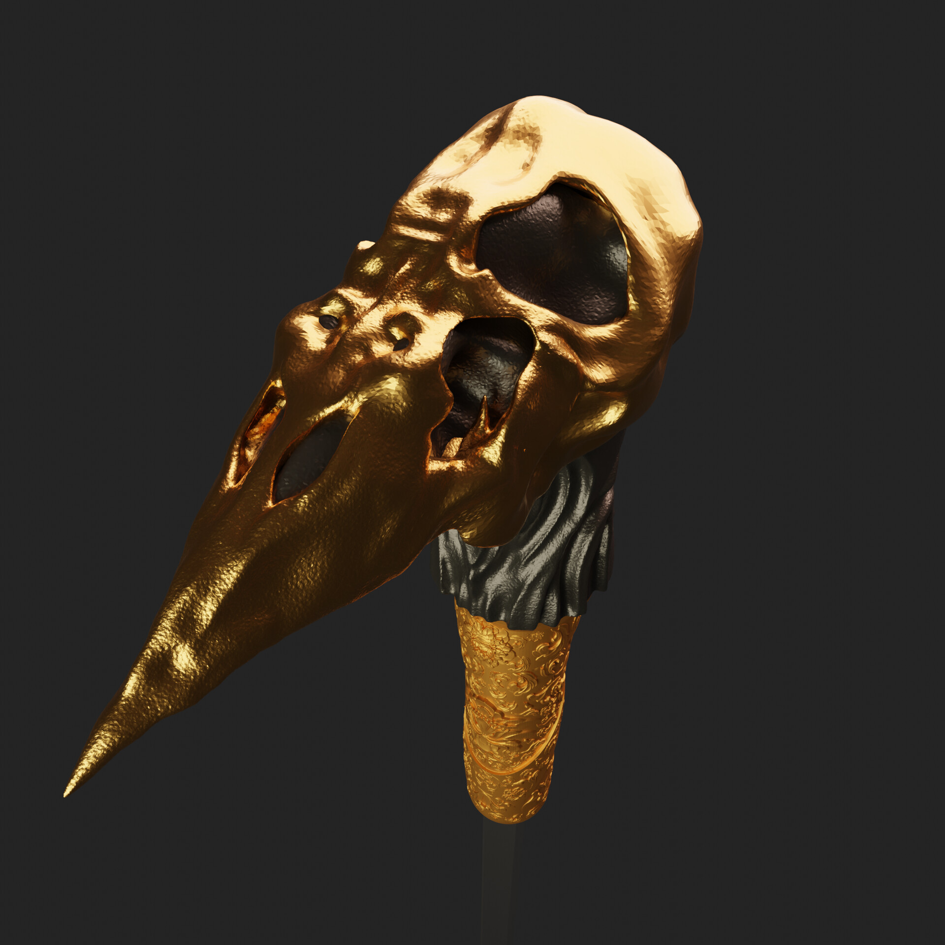 ArtStation - Golden Crow Cane