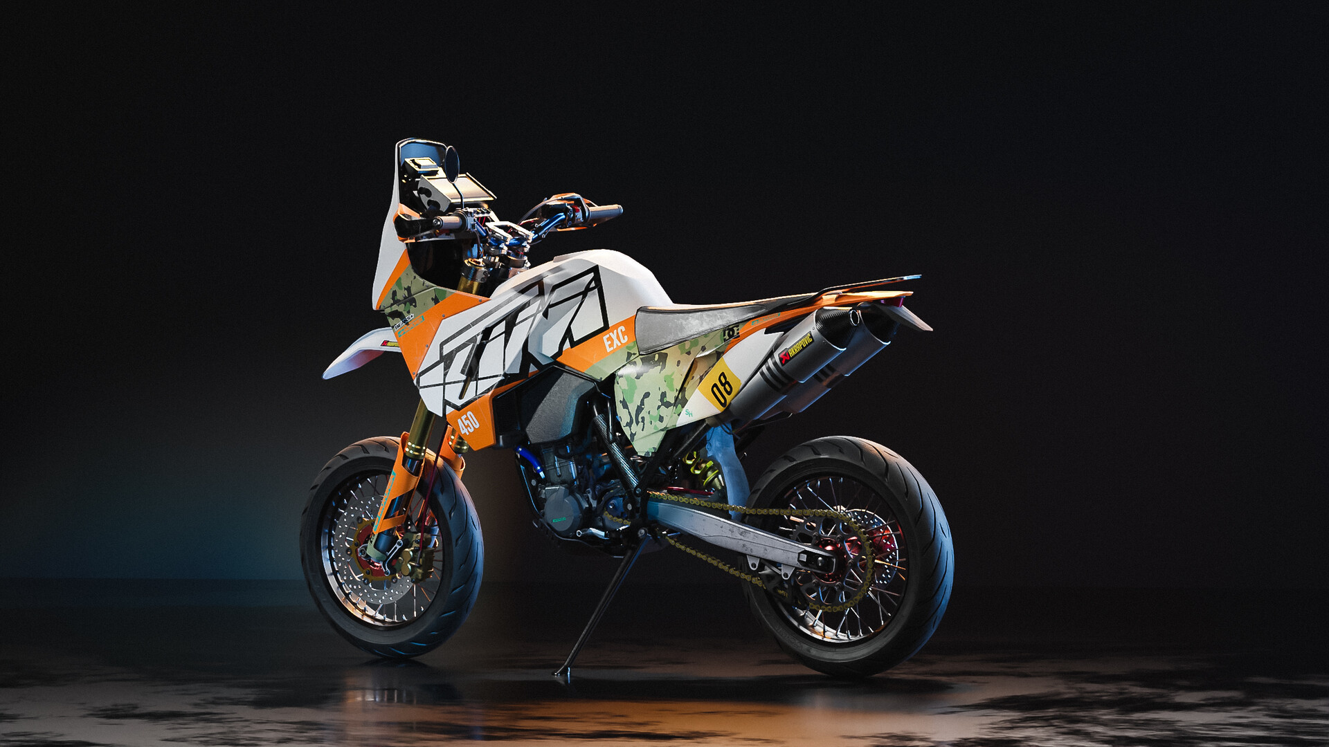 TOO WHEELED - KTM Custom Adventure | CGI