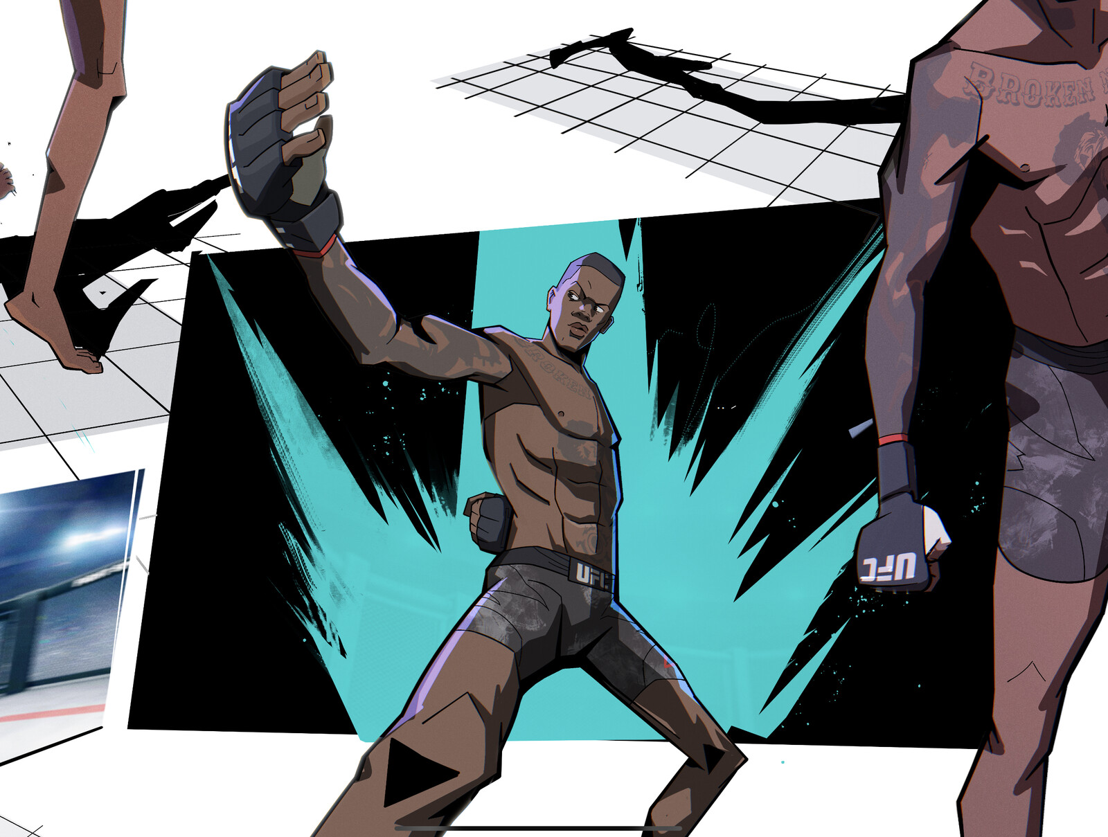 Samad Rizvi - Izzy the Stylebender poses.